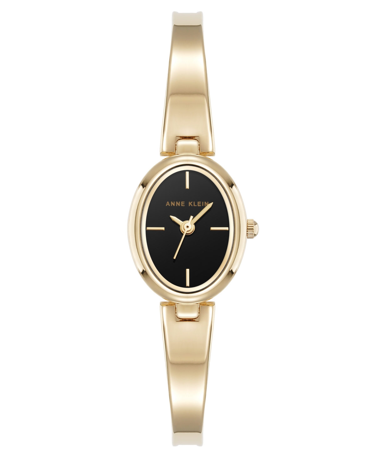 Click here for Anne Klein Womens Quartz Petite Oval Gold-Tone Met... prices