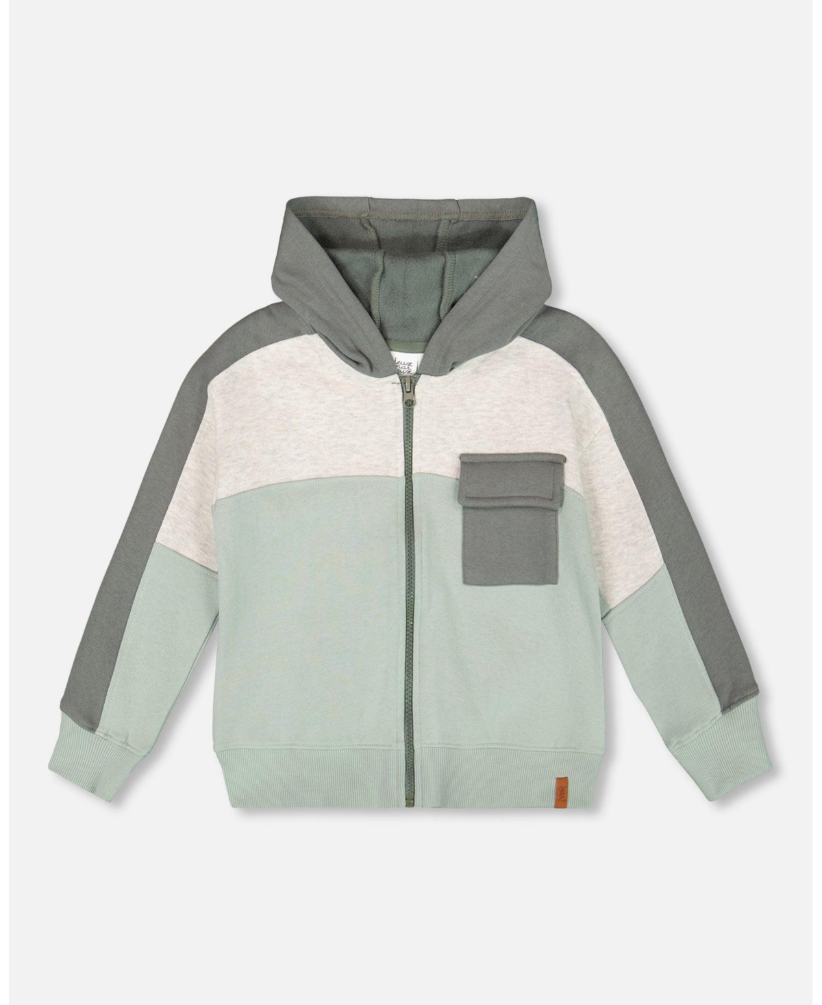 Click here for Deux par Deux Big Boys Full Zip Fleece Color Block... prices