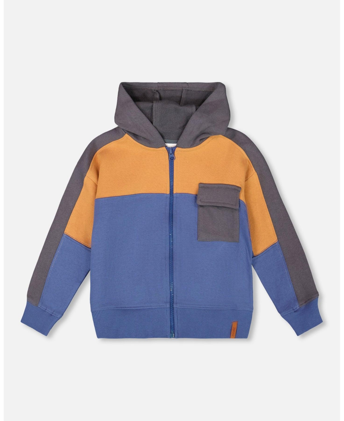 Click here for Deux par Deux Big Boys Full Zip Fleece Color Block... prices