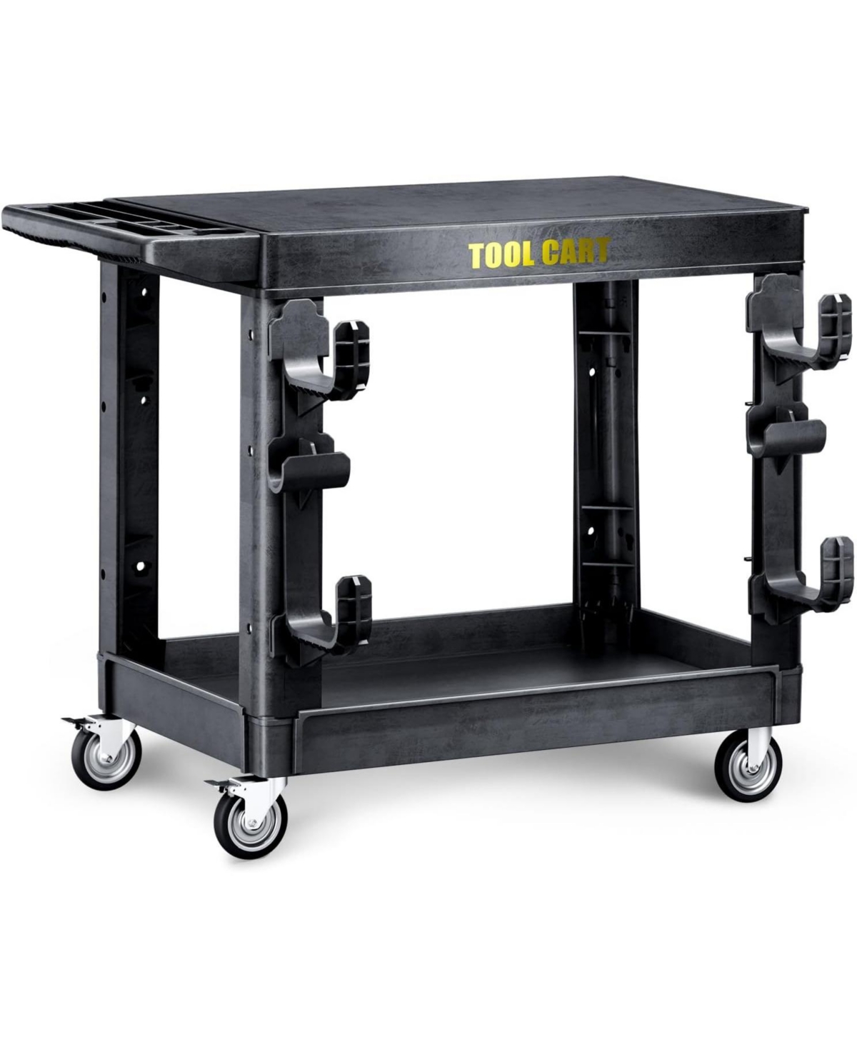 Click here for Silvel 46 in. 2 Tier Flat Top Rolling Tool Cart wi... prices
