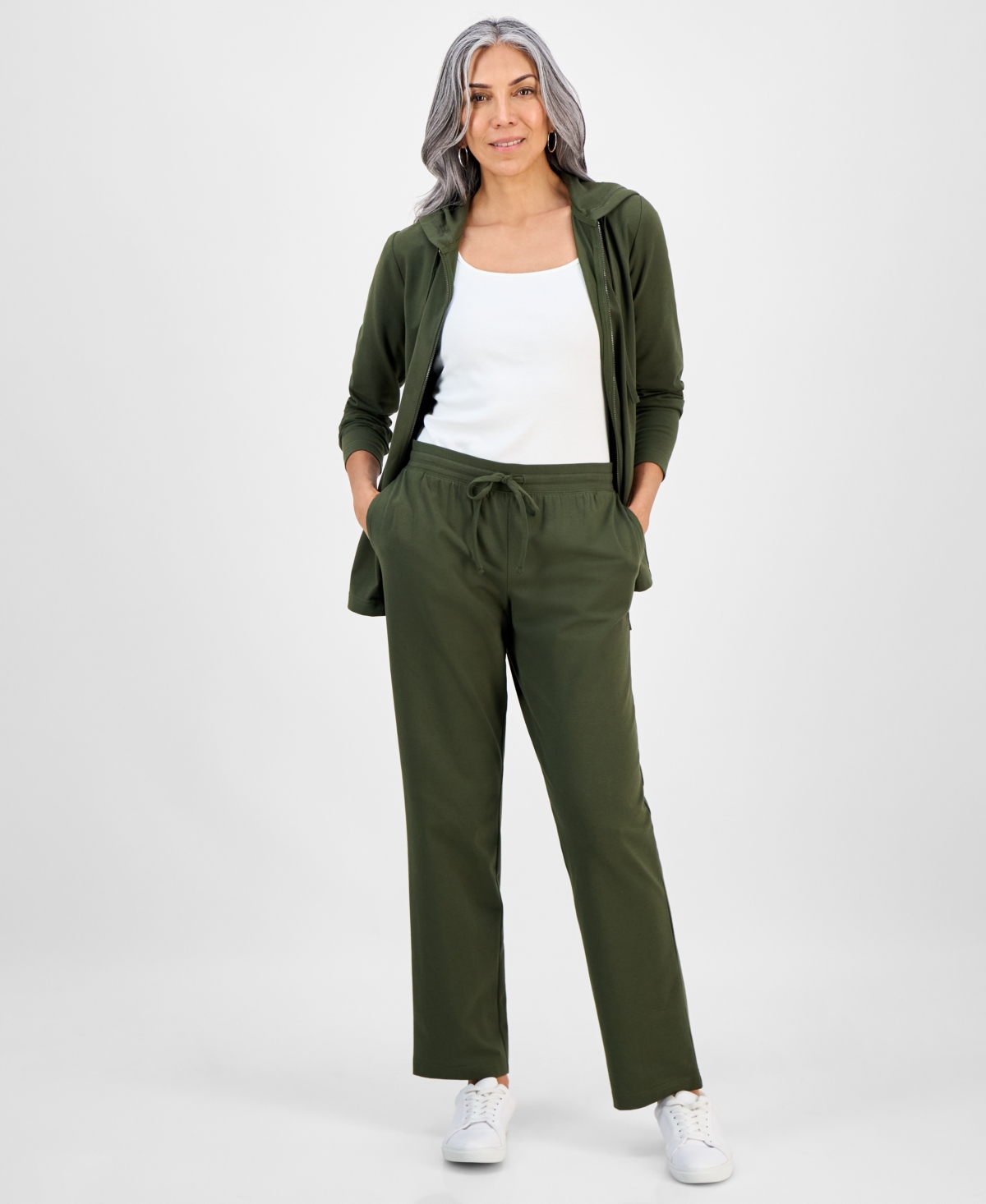 Click here for Style & Co Petite Mid-Rise Pull-On Pants  Petite &... prices