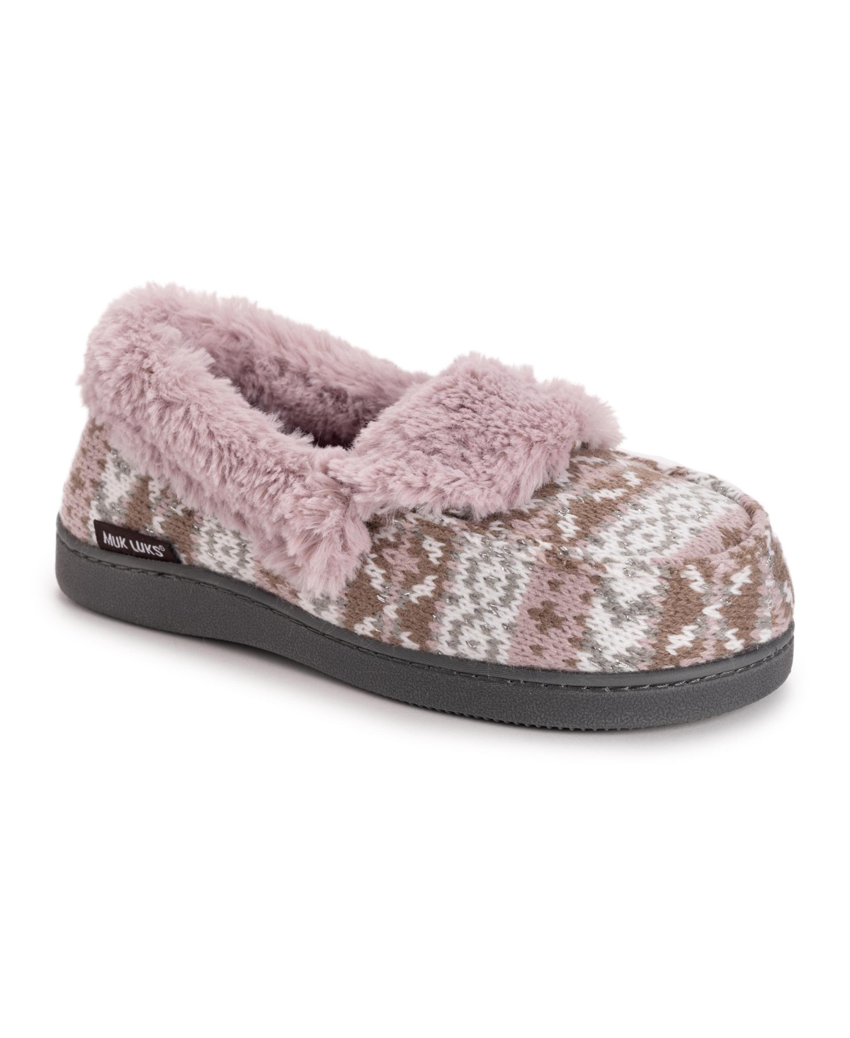 Click here for Muk Luks Womens Anais Moccasin Slipper - Dainty fa... prices