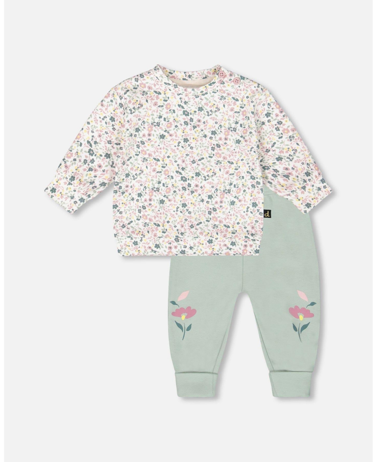 Click here for Deux par Deux Baby Girl Cotton Evolutive Pant and... prices