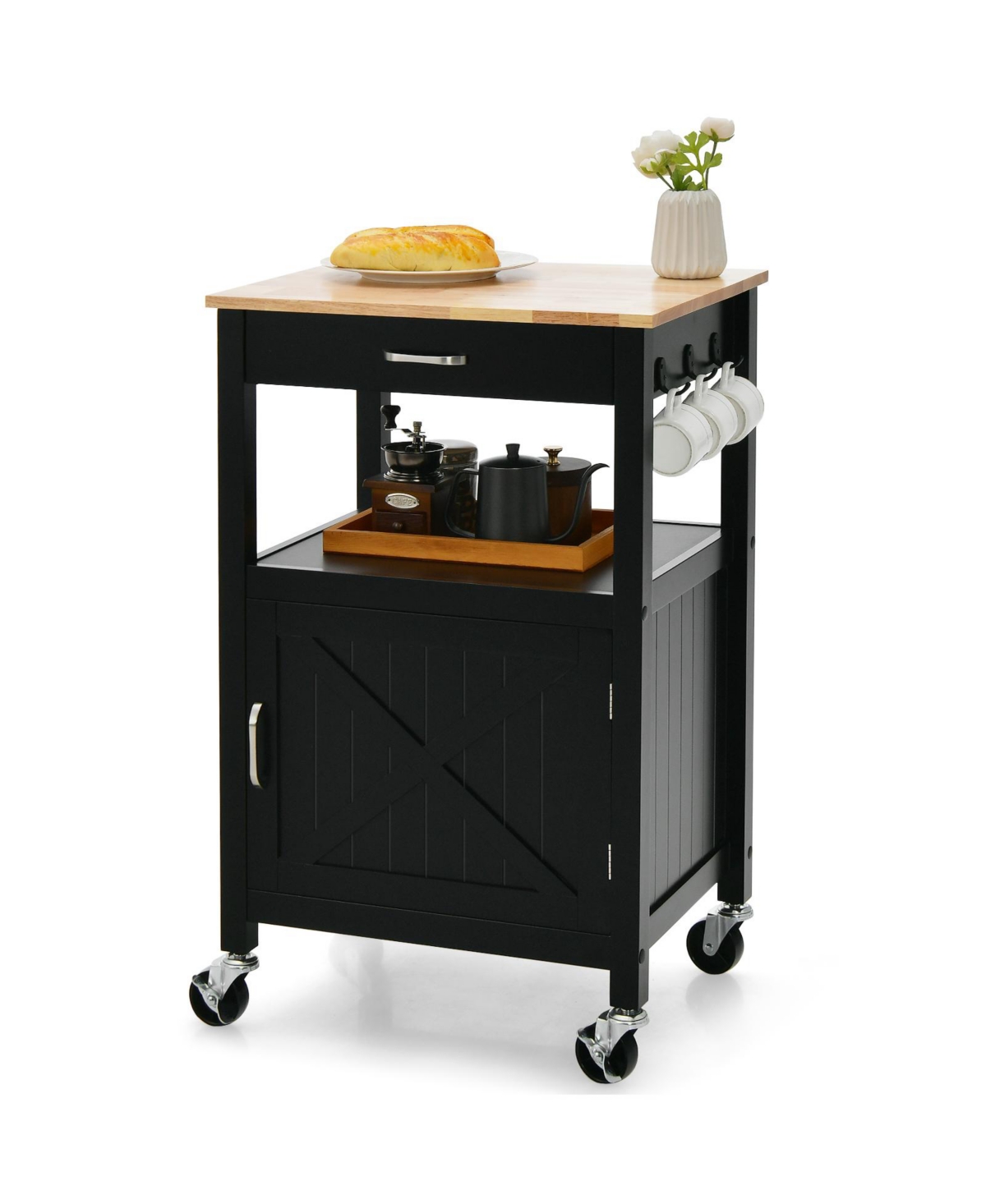 Click here for Volenca Rolling Kitchen Island Cart with Drawer an... prices