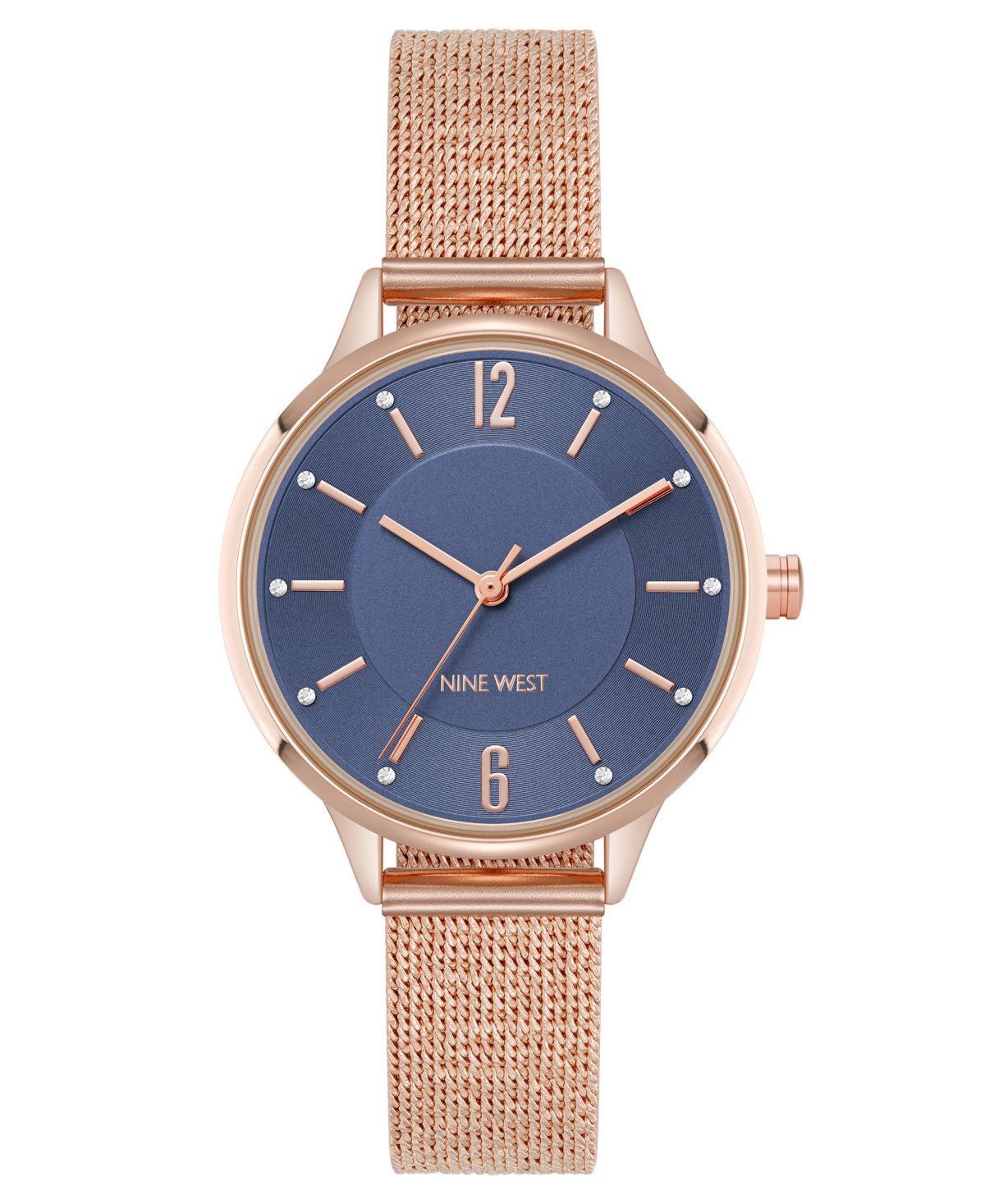 Click here for Nine West Womens Quartz Capital Navy and Rose Gold... prices