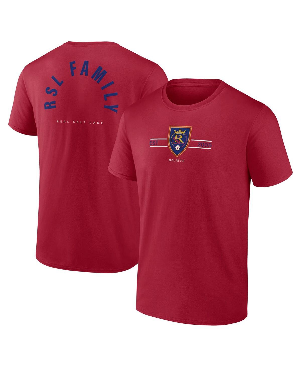 Click here for Fanatics Mens Red Real Salt Lake Curl Shot T-Shirt... prices