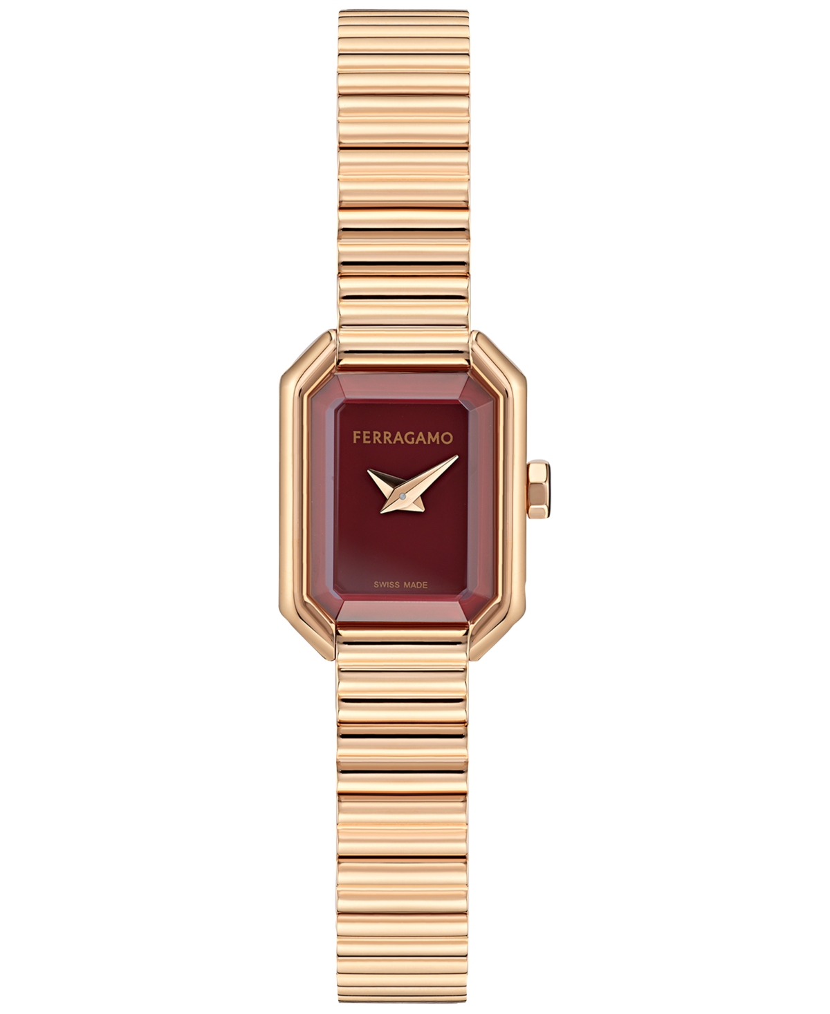 Click here for Ferragamo Womens Swiss Crystal Petite Rose Gold Io... prices