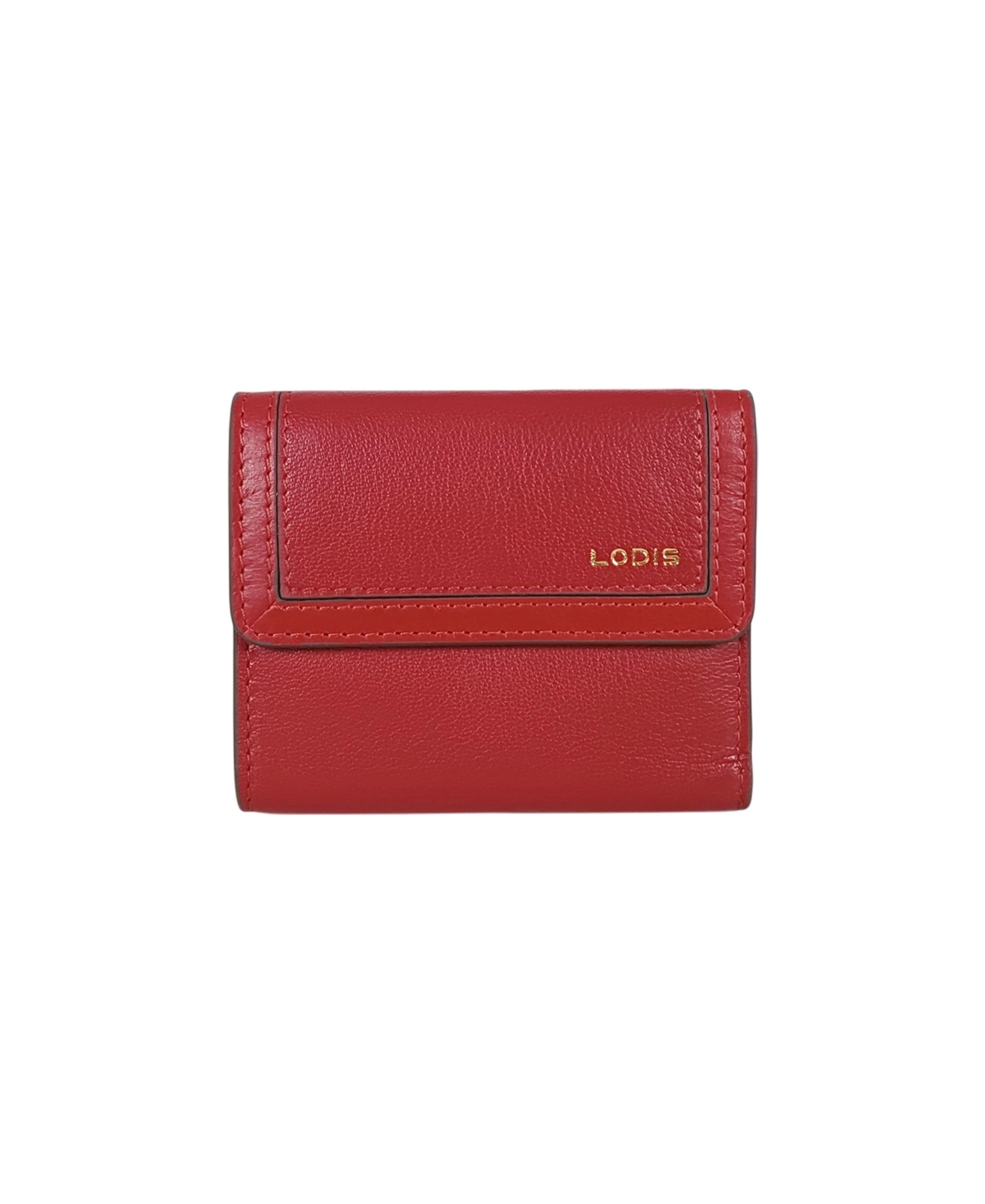 Click here for Lodis Deluxe French Bifold Wallet - Red prices