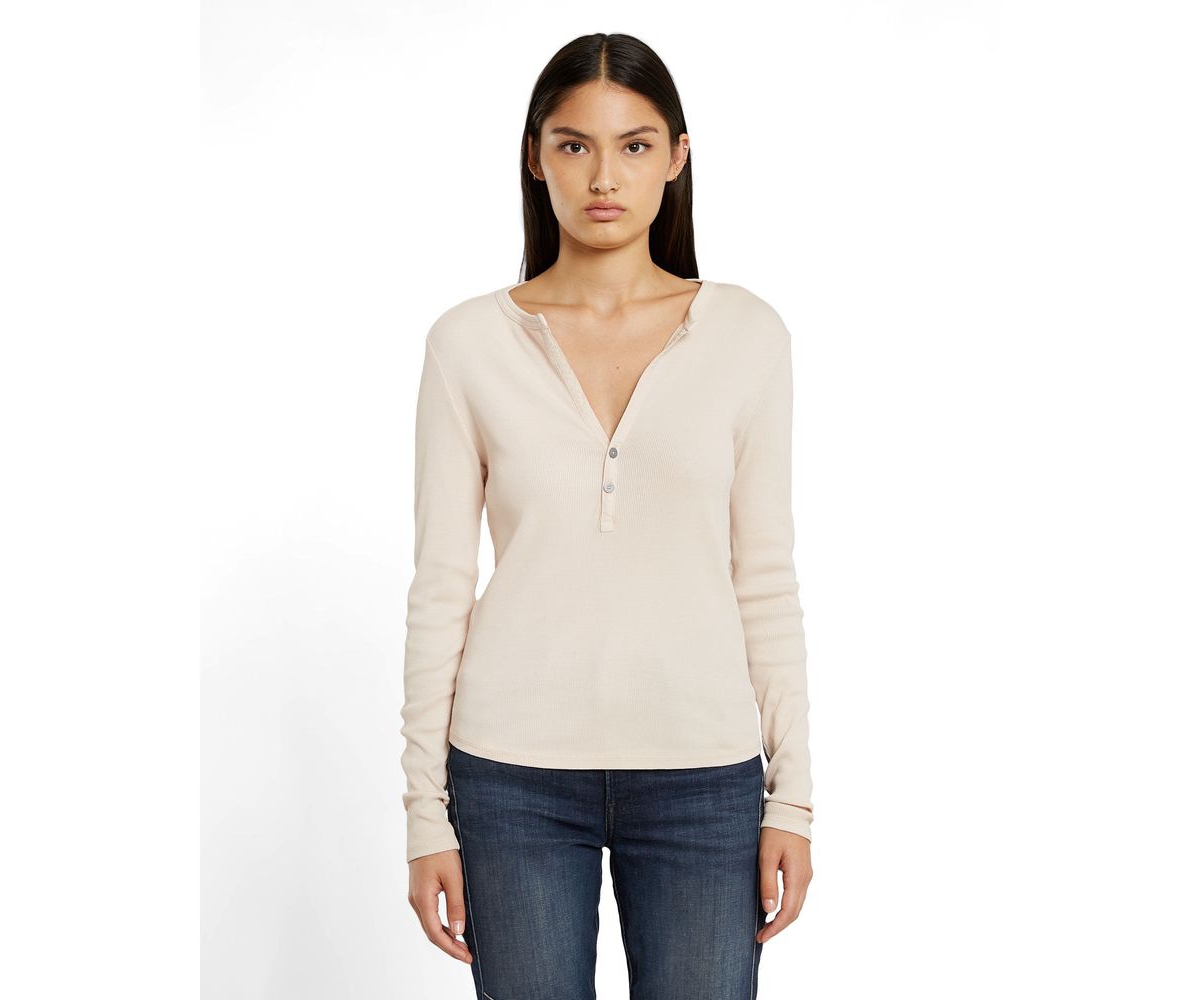 Click here for G-Star Womens Deep V-Neck Slim Top - Linen gd prices
