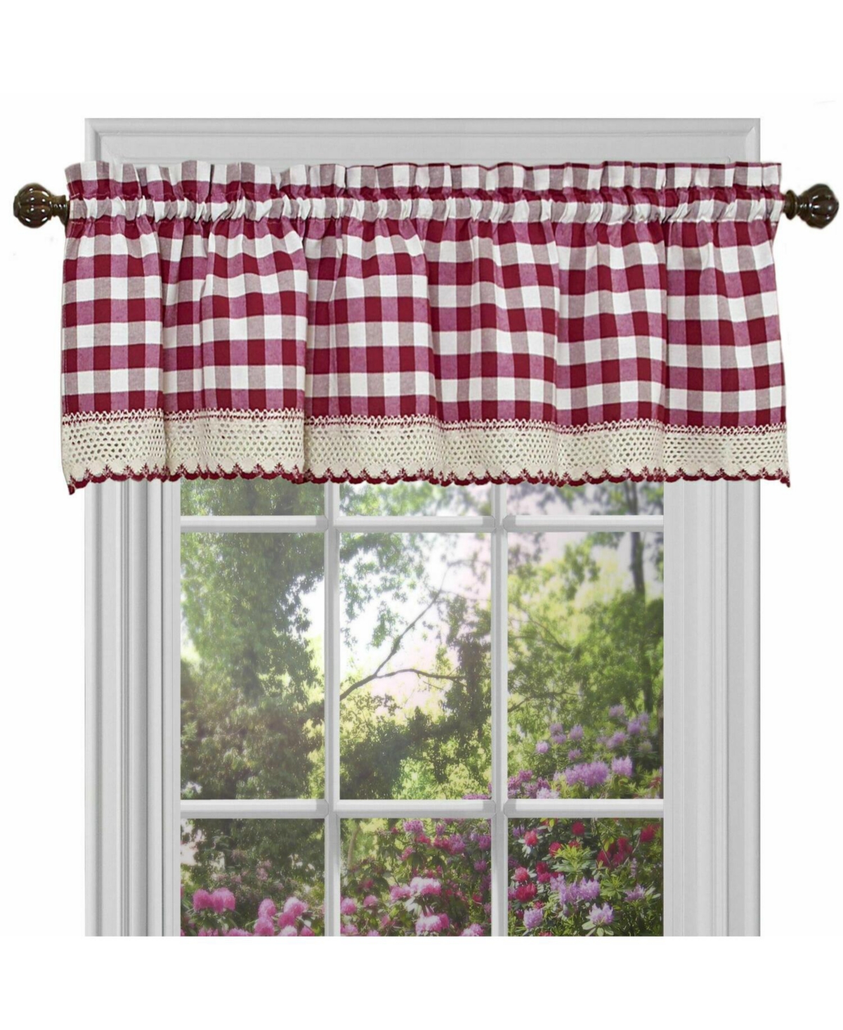 Click here for GoodGram Buffalo Check Gingham Custom Window Curta... prices