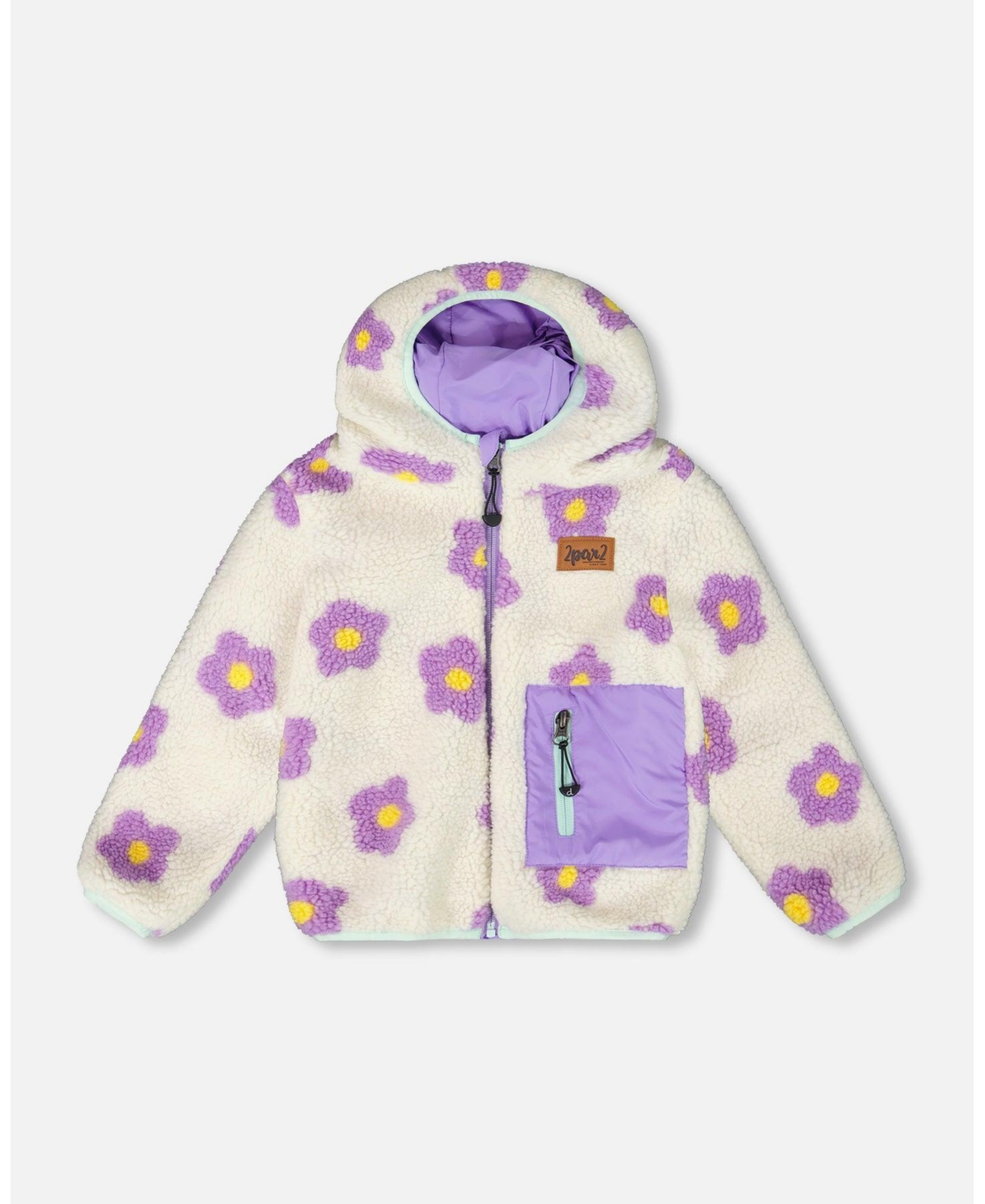 Click here for Deux par Deux Big Girls Reversible Mid-Season Sher... prices
