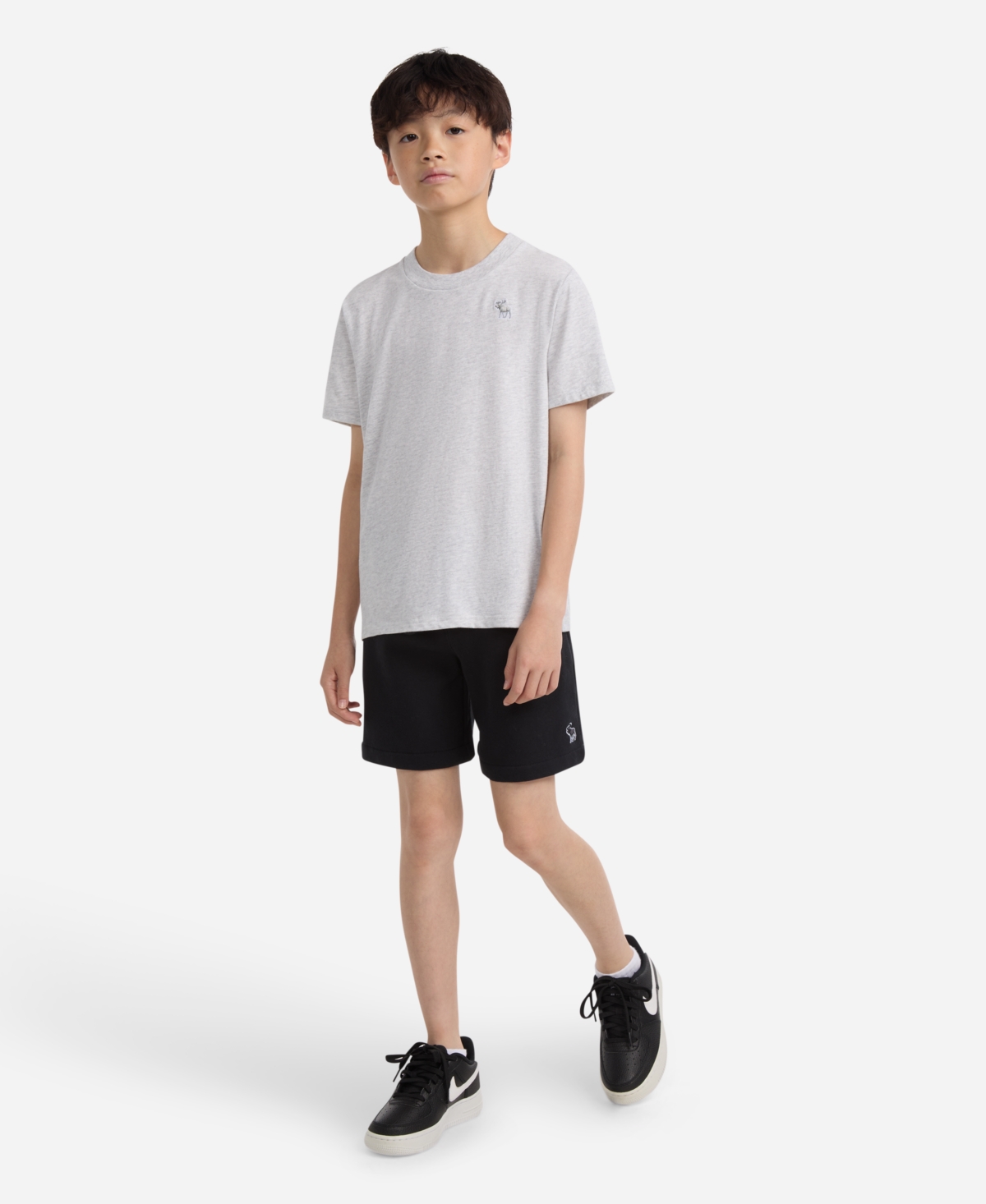 Click here for abercrombie kids Boys Essential Fleece Shorts - Bl... prices