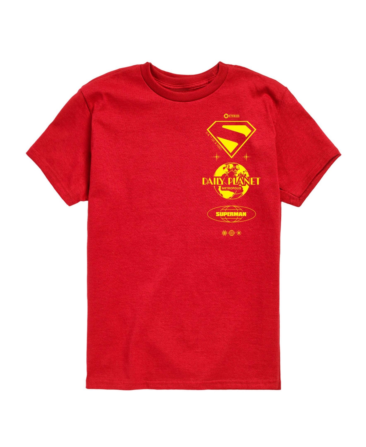 Click here for Hybrid Big Boys Daily Planet Graphic T-Shirt - Red prices