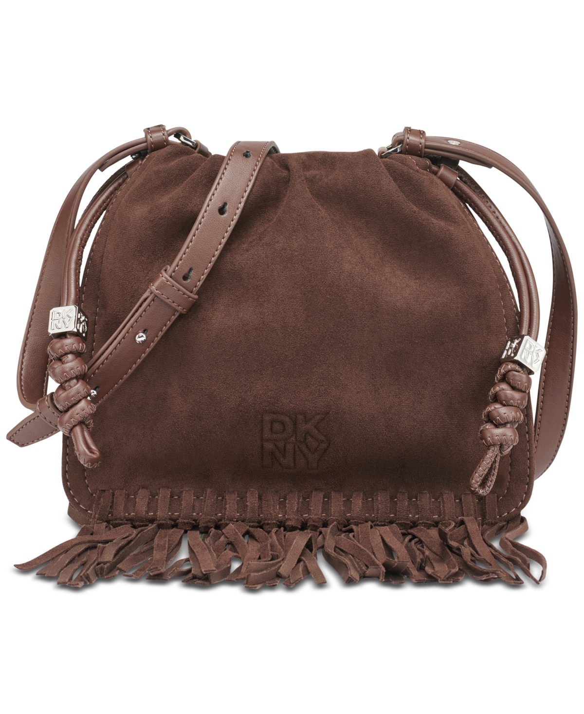 Click here for Dkny Halle Small Drawstring Crossbody - Chocolate prices