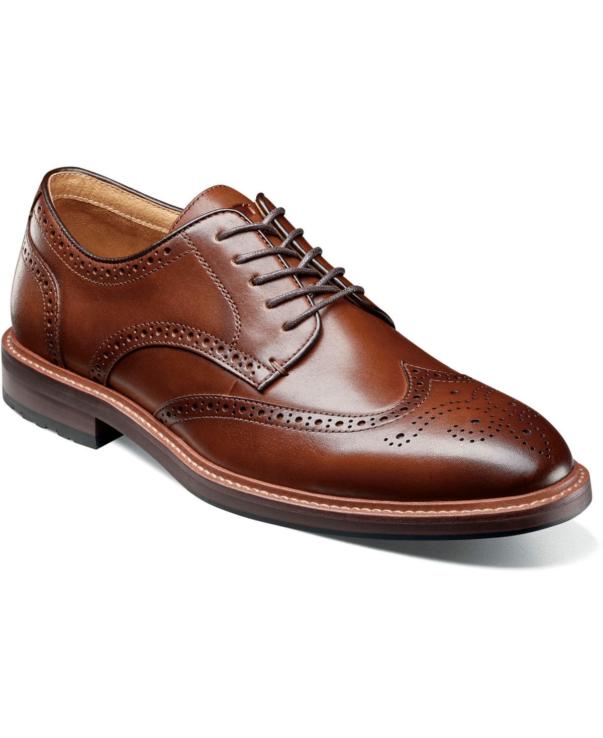 Click here for Florsheim Mens Anthem Wingtip Oxford - Brown prices