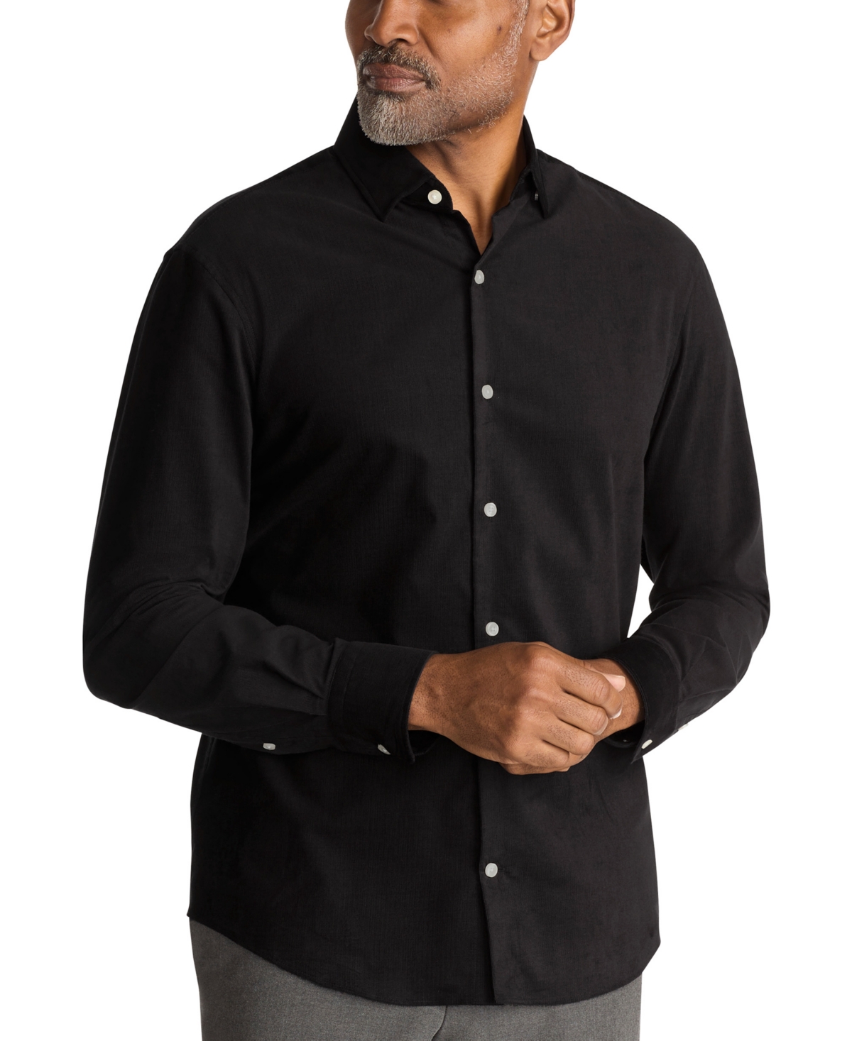 Click here for Tommy Hilfiger Mens Regular Fit Corduroy Dress Shi... prices