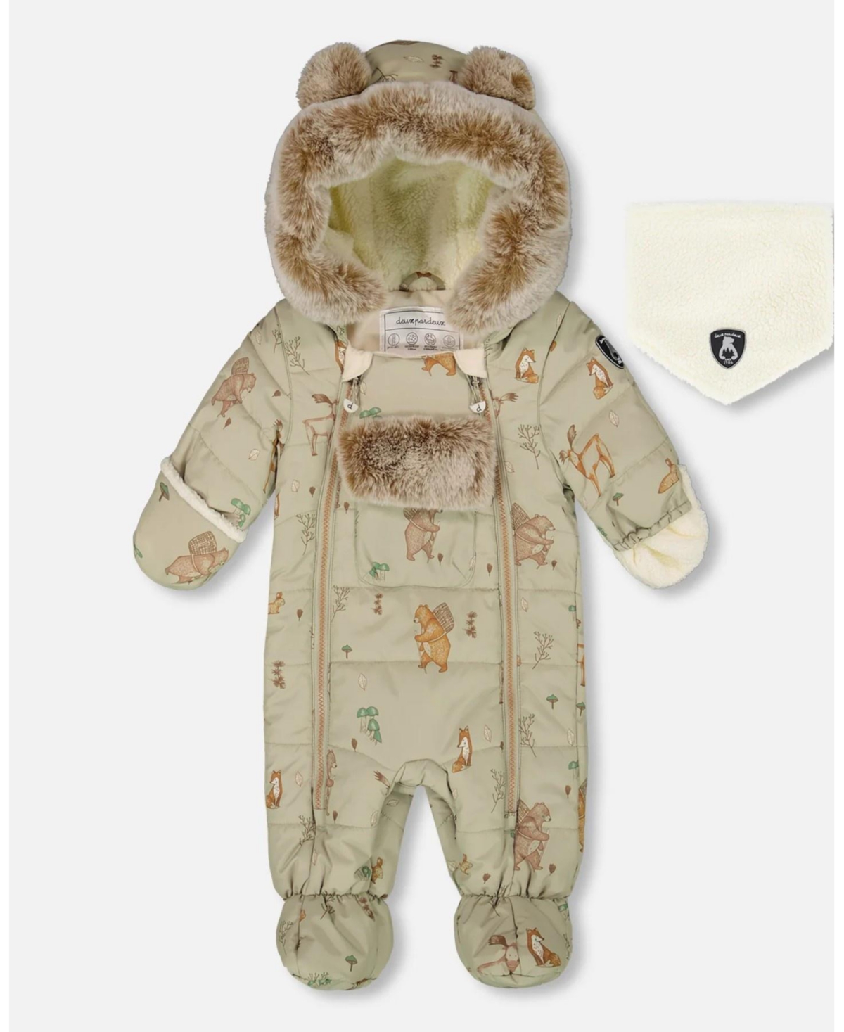 Click here for Deux par Deux Baby Boy One-Piece Baby Layette Snow... prices