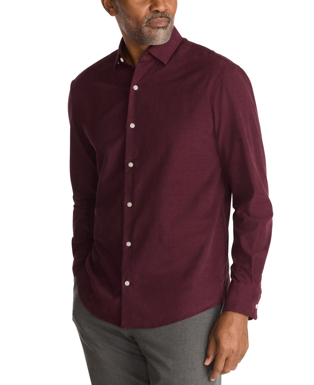 Click here for Tommy Hilfiger Mens Regular Fit Corduroy Dress Shi... prices