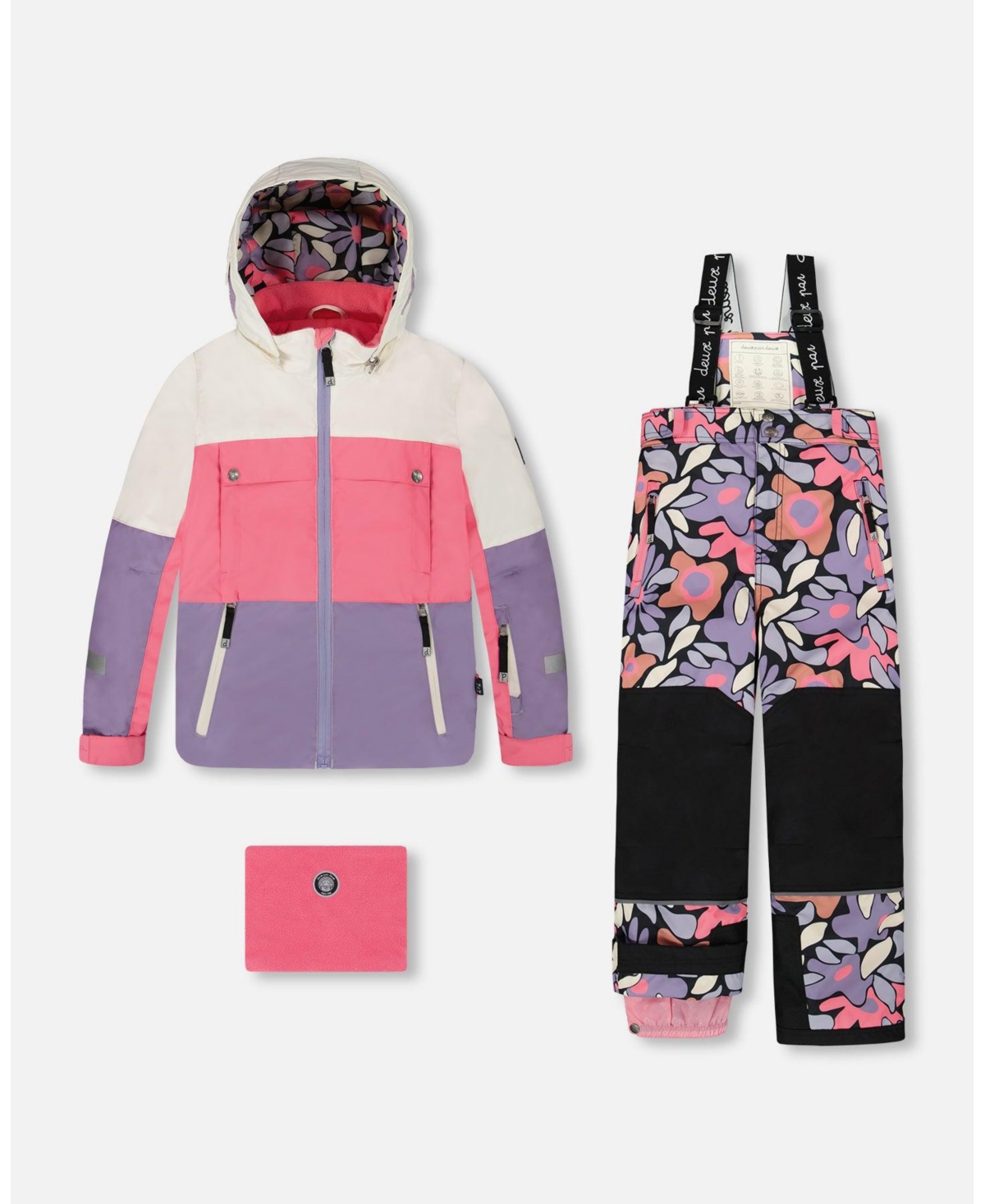 Click here for Deux par Deux Girl Two-Piece Teknik Snowsuit Black... prices