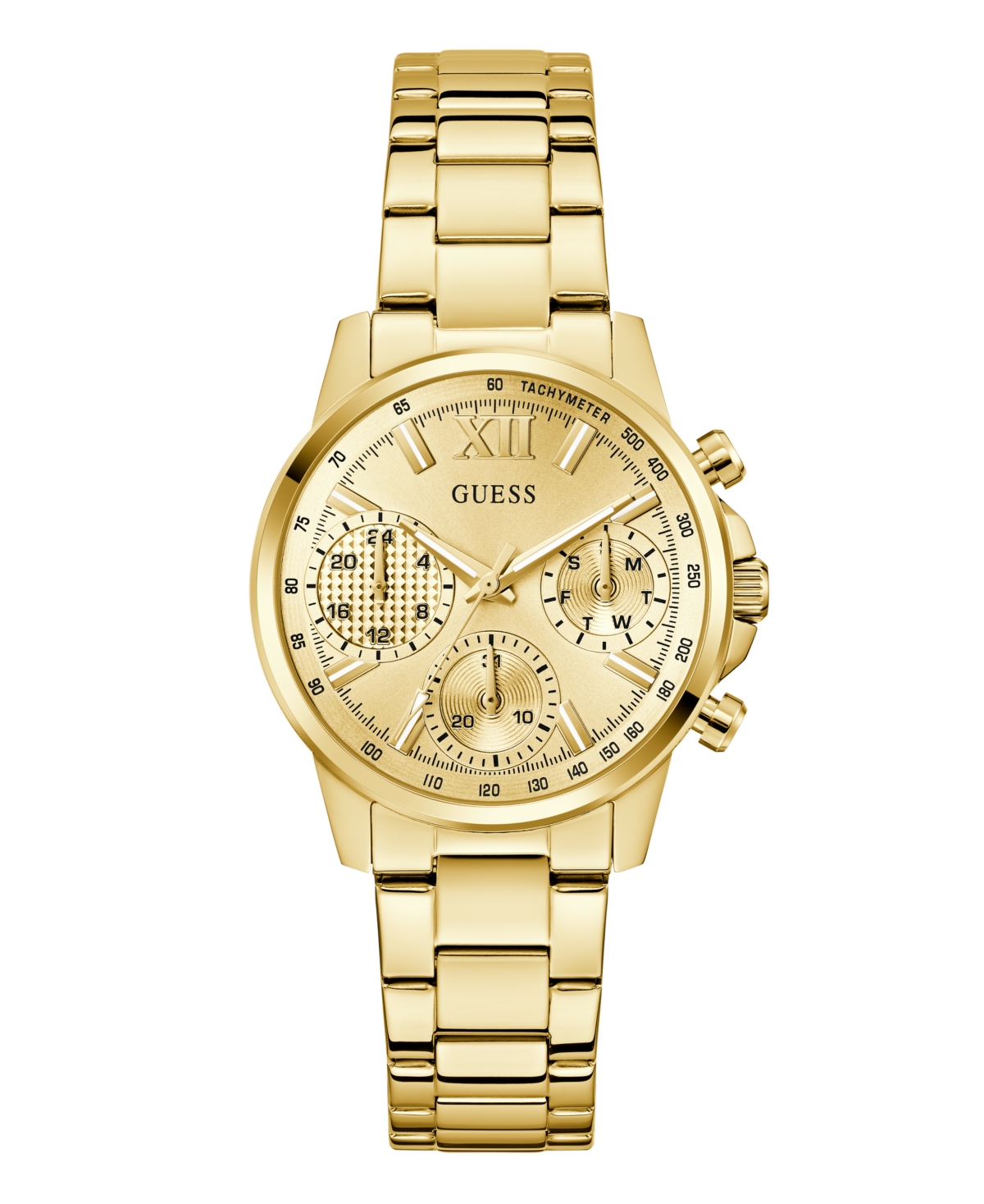 Click here for Guess Womens Gold Tone Multi-function Watch  36mm... prices