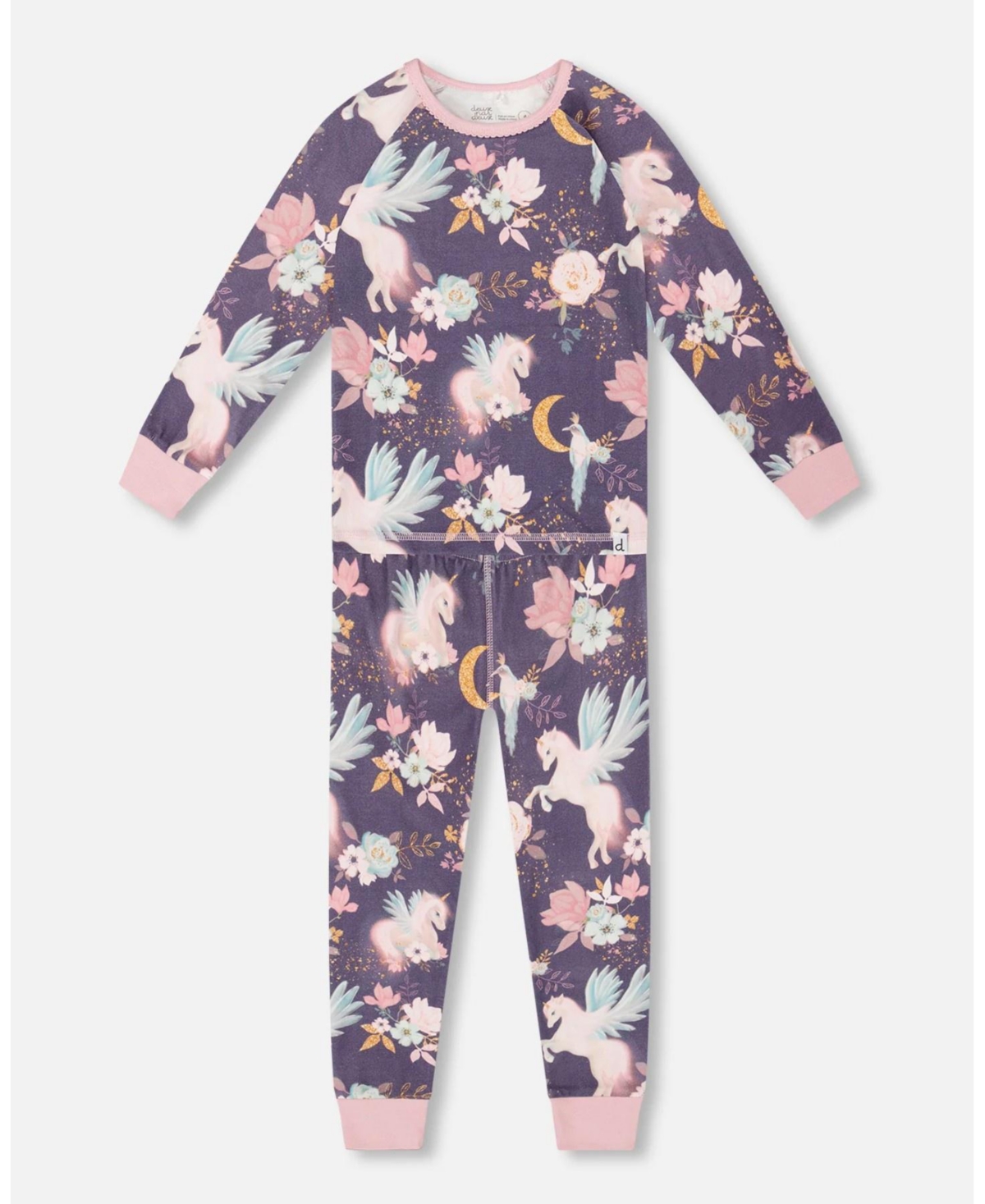 Click here for Deux par Deux Baby Girl Cotton Two-Piece Pajamas W... prices
