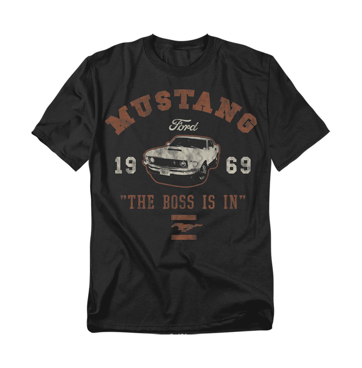 Click here for Logovision Mens Mustang The Boss Is In T-Shirt - B... prices