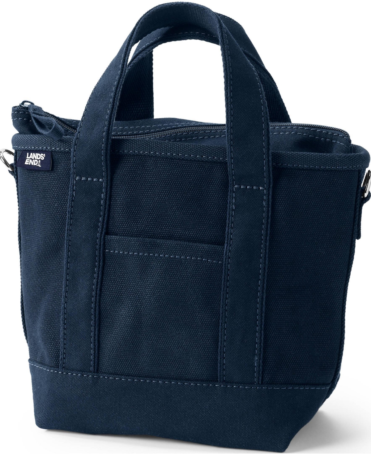 Click here for Lands End Small Solid Color 3 Pocket Zip Top Canva... prices