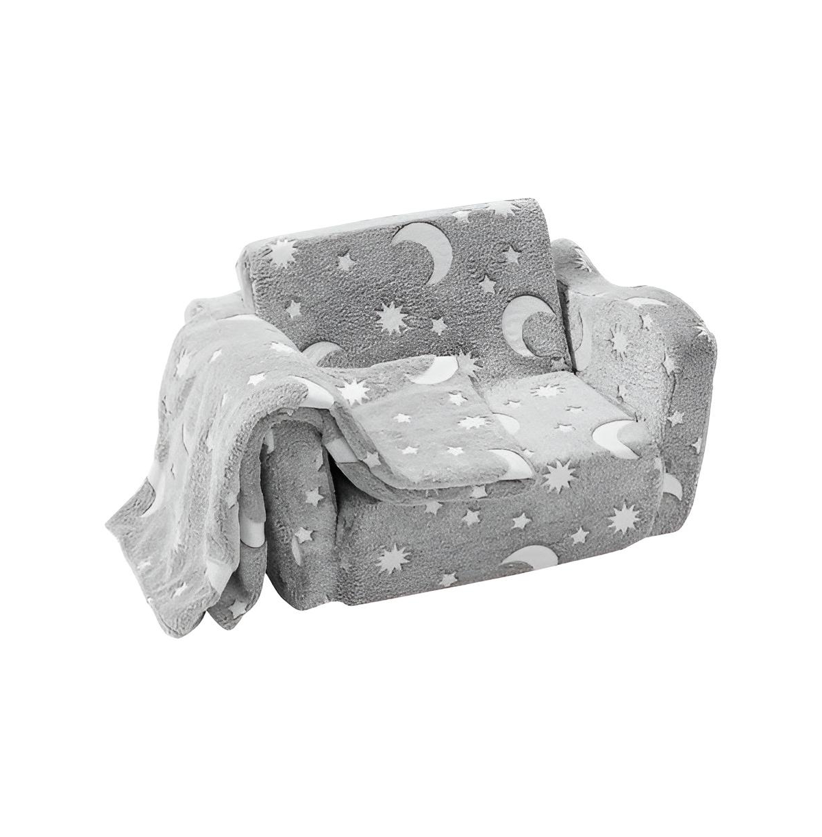Click here for Slickblue Convertible Kids Sofa to Lounger  Glow-i... prices