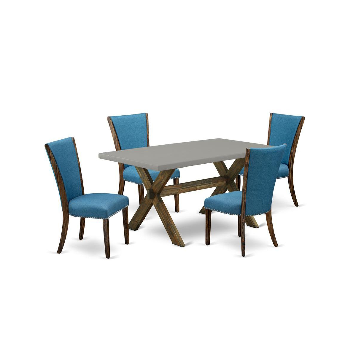 Click here for East West Furniture 5Pc Dining Table set Offers a... prices