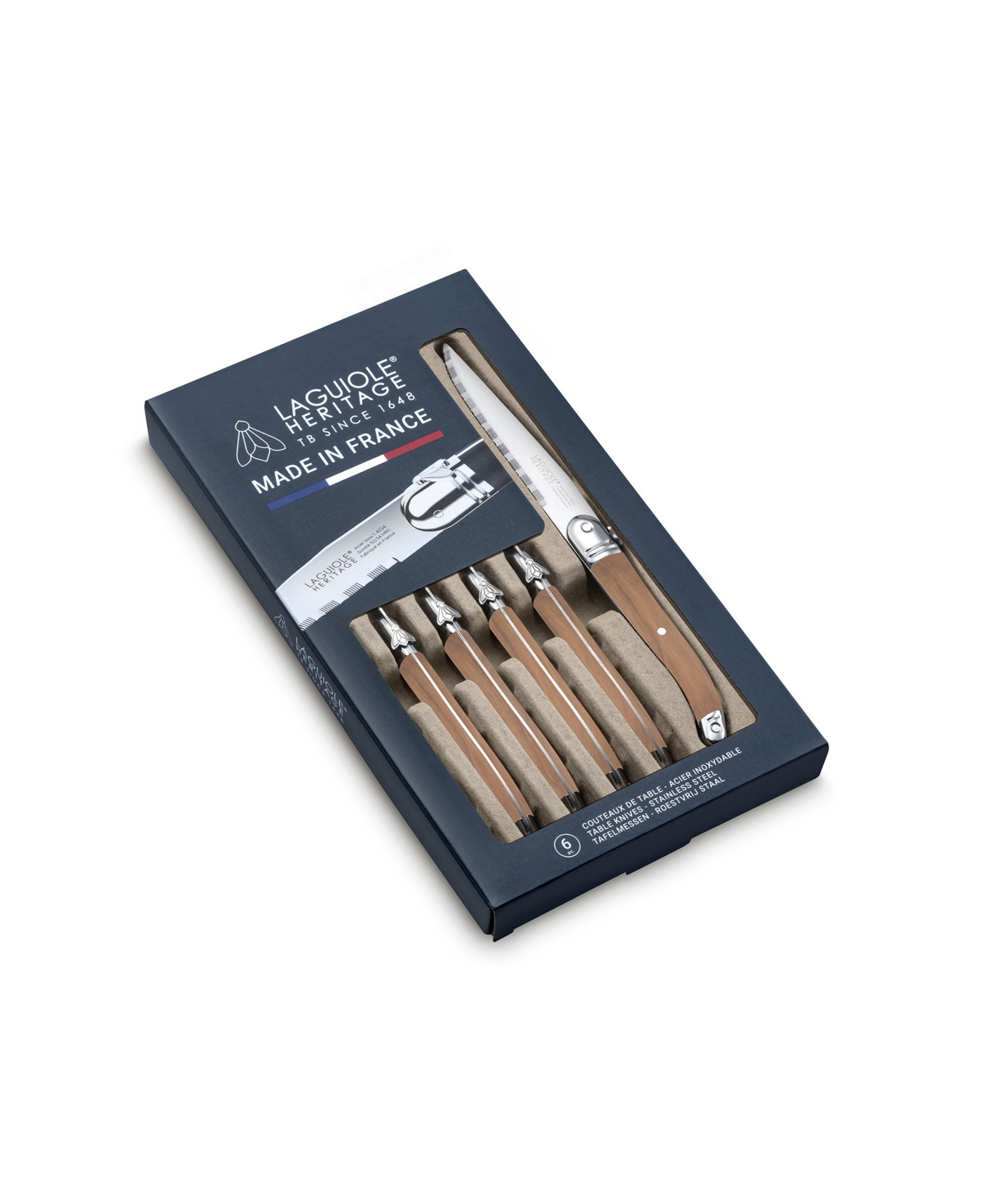 Click here for Laguiole Heritage Stainless Steel 6-Pc. Steak Knif... prices