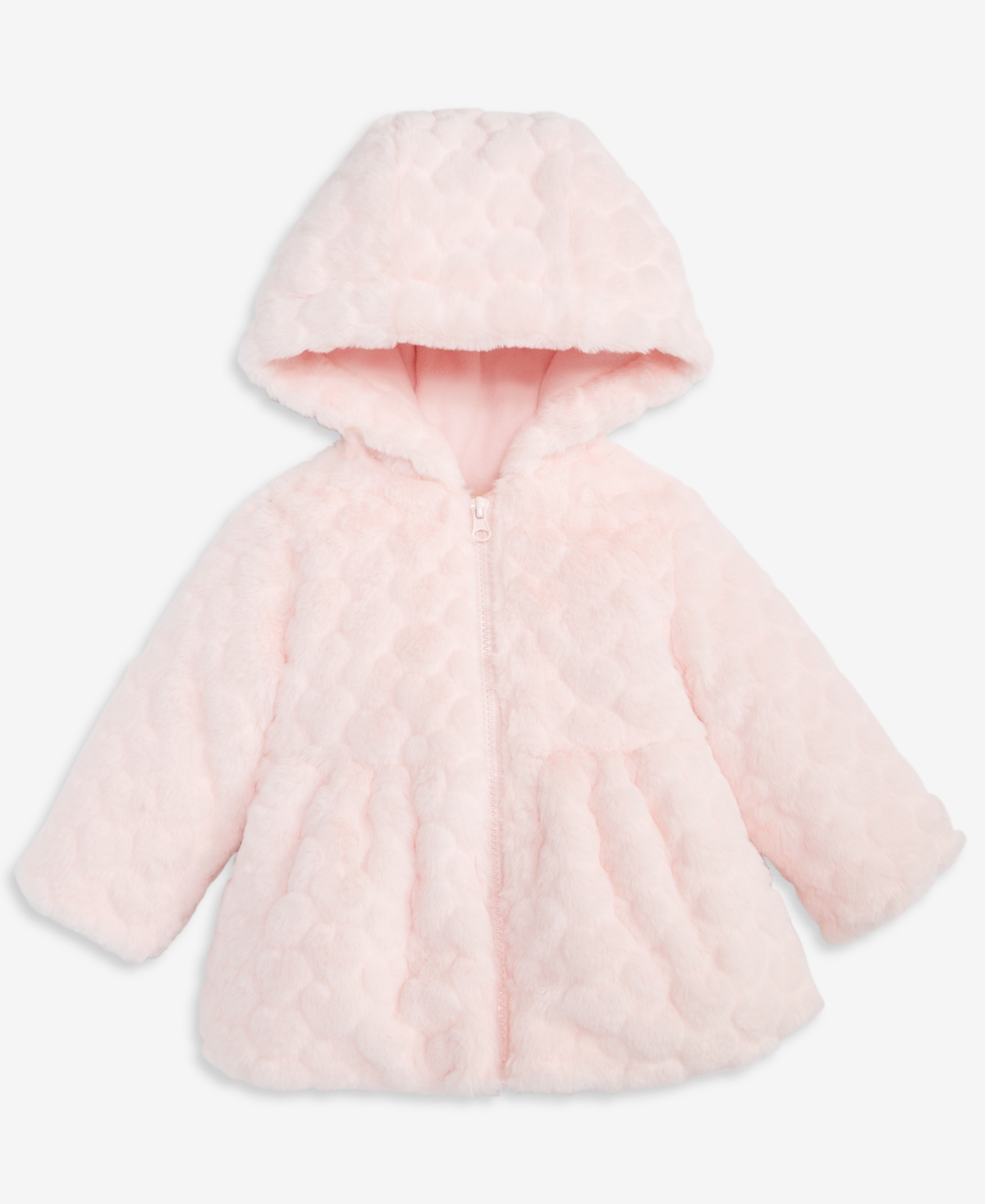 Click here for First Impressions Baby Girls Hooded Embossed-Heart... prices