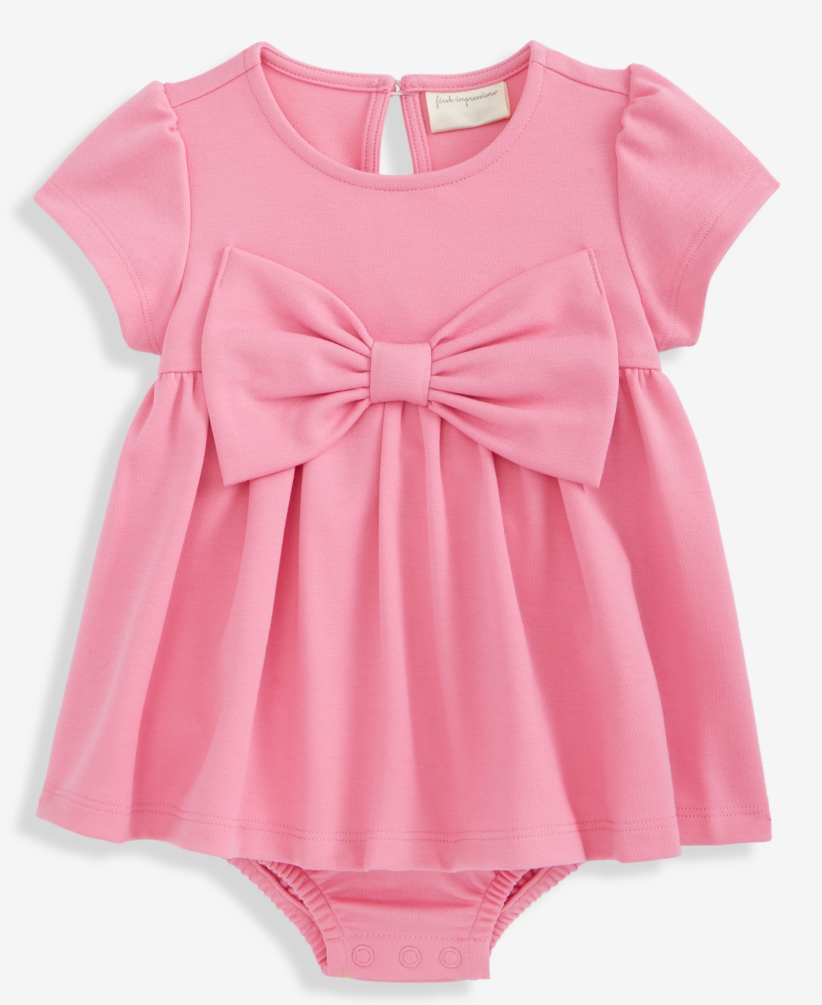 Click here for First Impressions Baby Girls Big Bow Ponte Skirted... prices