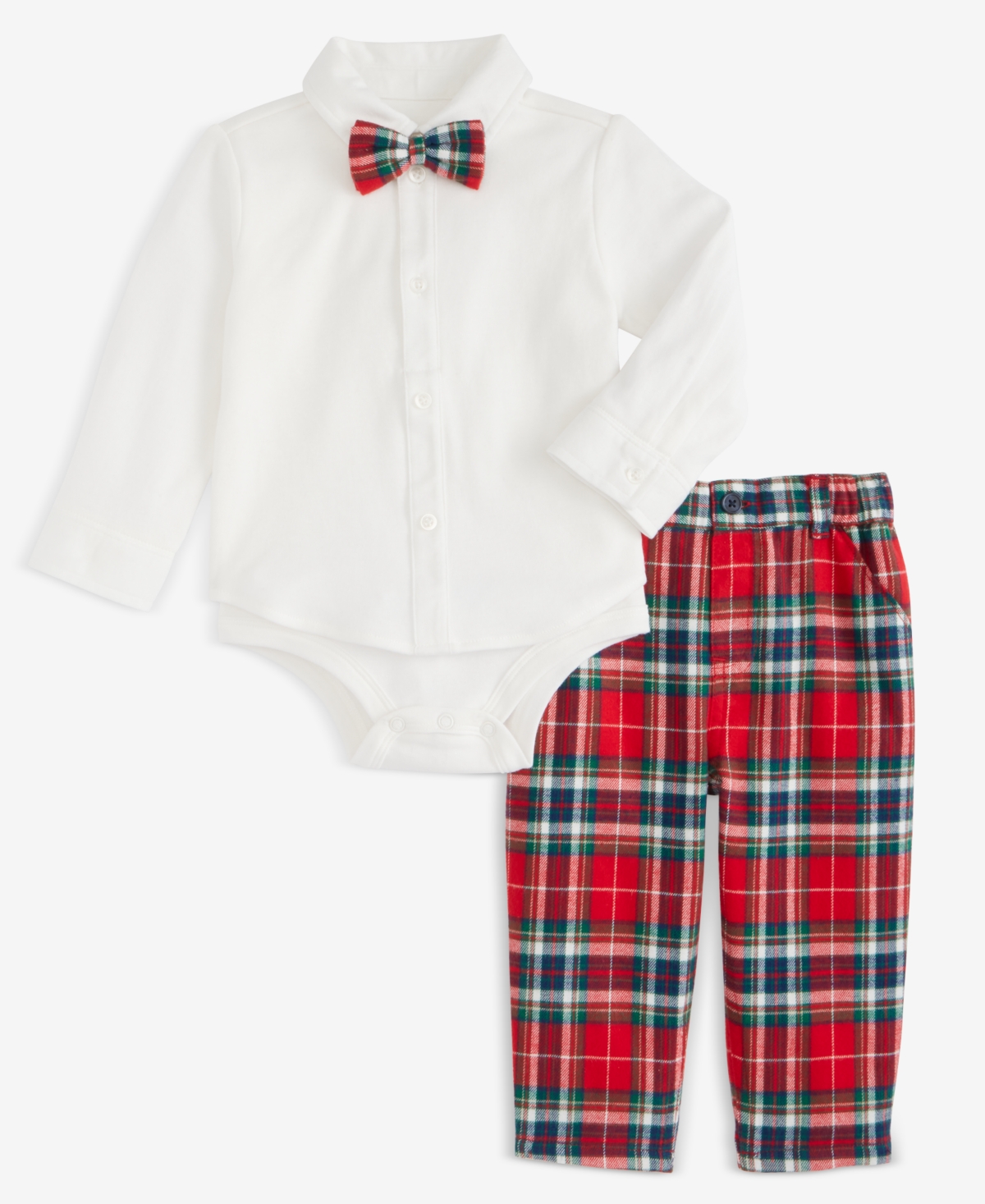 Click here for First Impressions Baby Boys 3-Pc. North Pole Bowti... prices