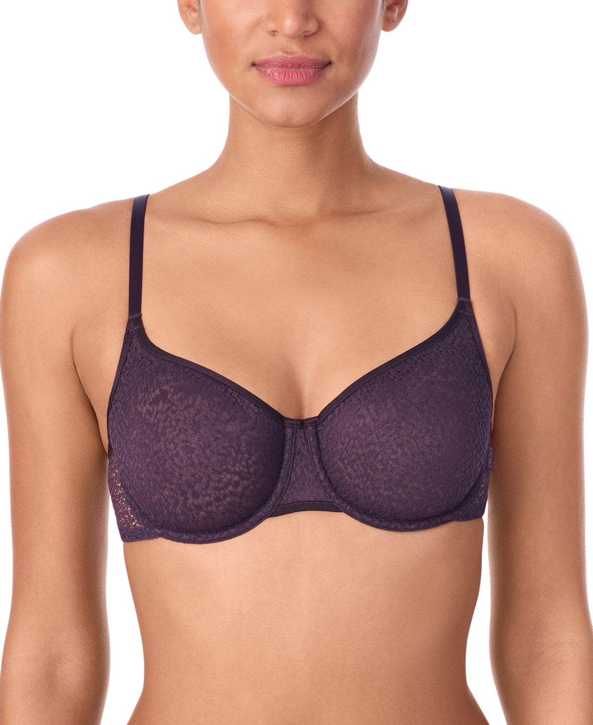 Click here for Dkny Womens Modern Lace Sheer Demi Bra - Nightshad... prices