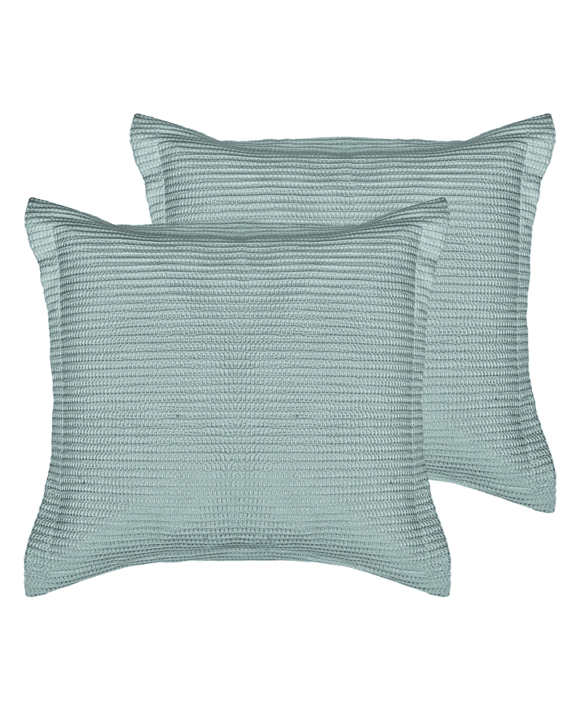 Click here for Levtex Cloud Waffle 2-Pc. Sham Set  European - Blu... prices