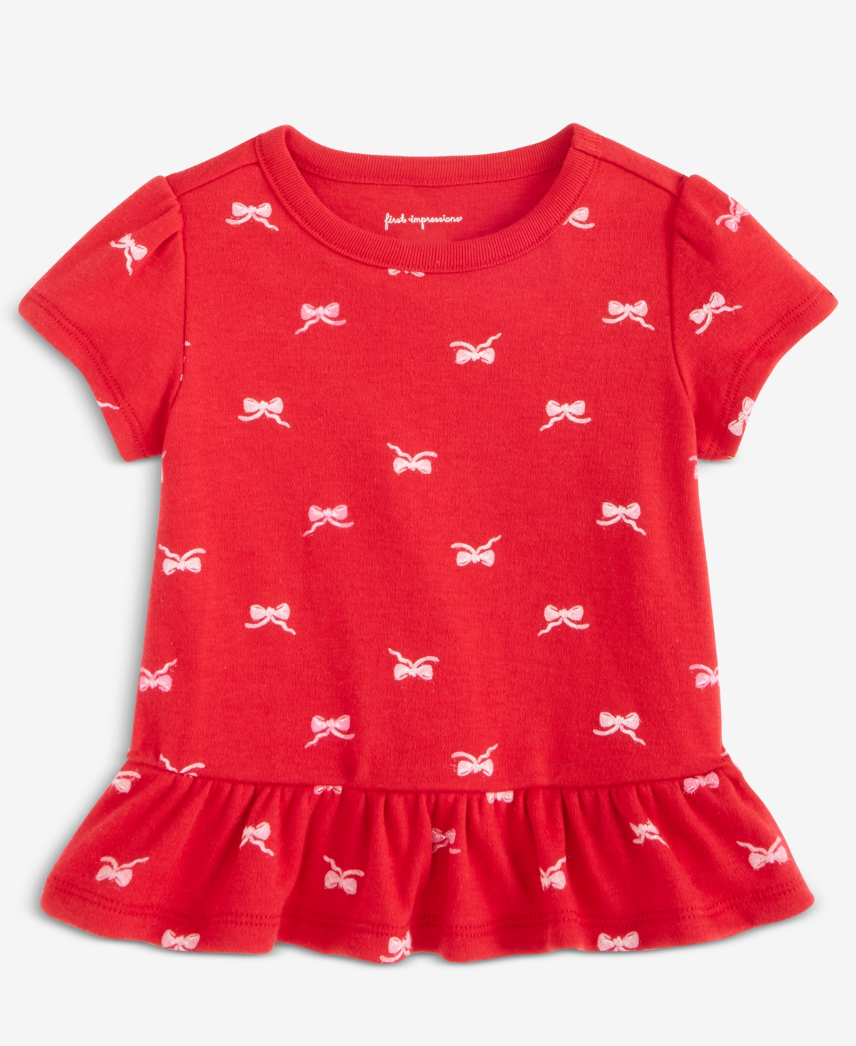 Click here for First Impressions Baby Girls Short-Sleeve Jersey B... prices