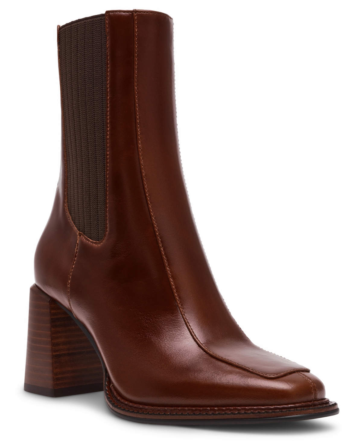 Click here for Steve Madden Womens Downtown Block-Heel Chelsea Bo... prices