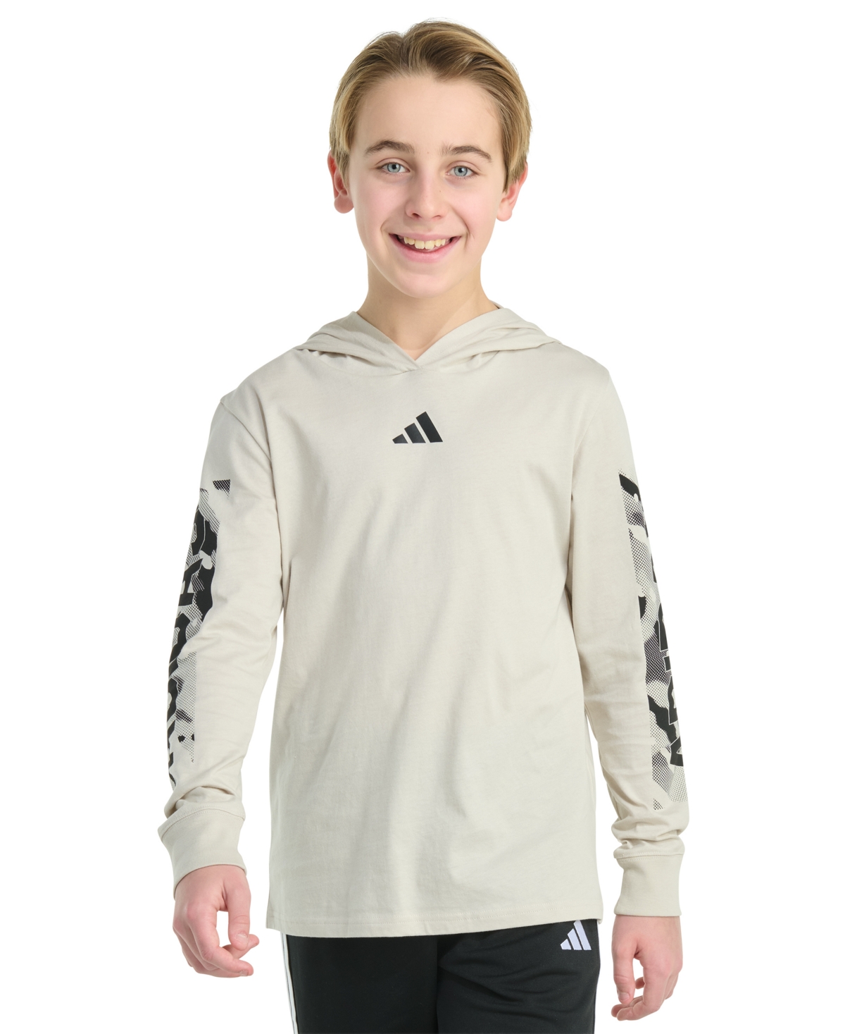 Click here for adidas Big Boys Hooded Camo Lineage T-Shirt - Wond... prices