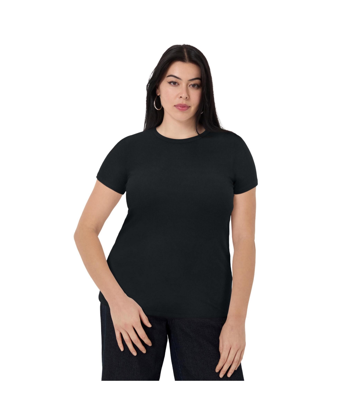 Click here for June + Vie Womens June + Vie Ribbed Crewneck Top -... prices