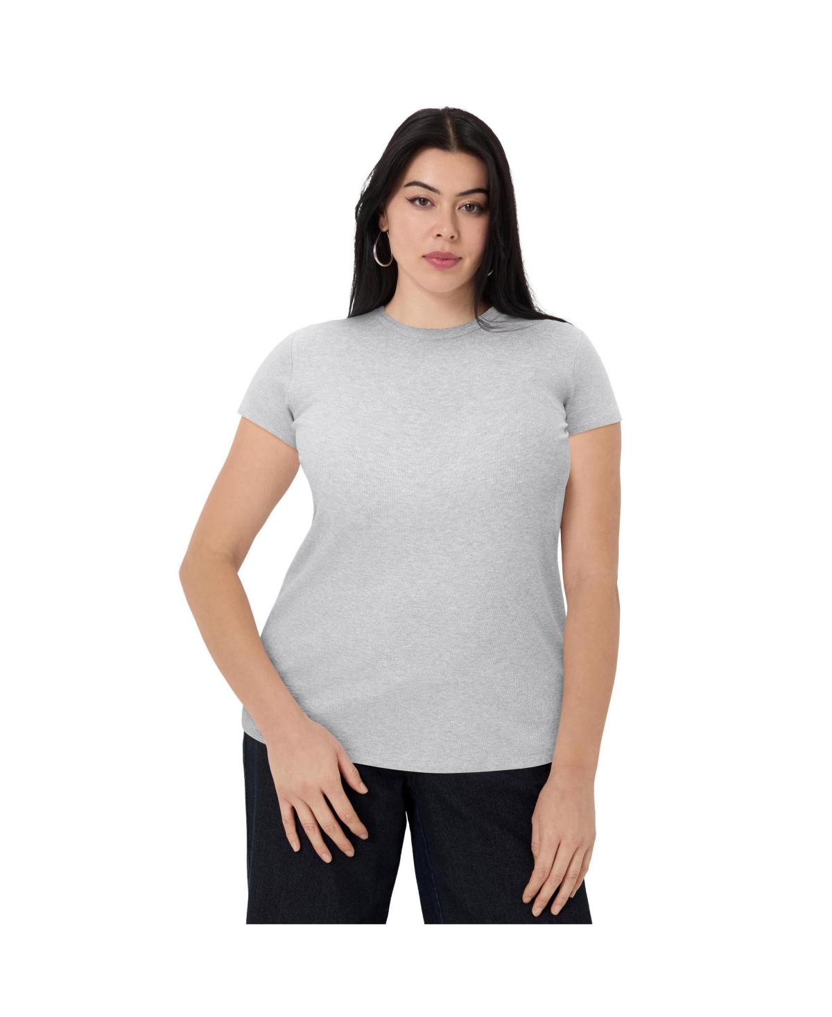 Click here for June + Vie Womens June + Vie Ribbed Crewneck Top -... prices