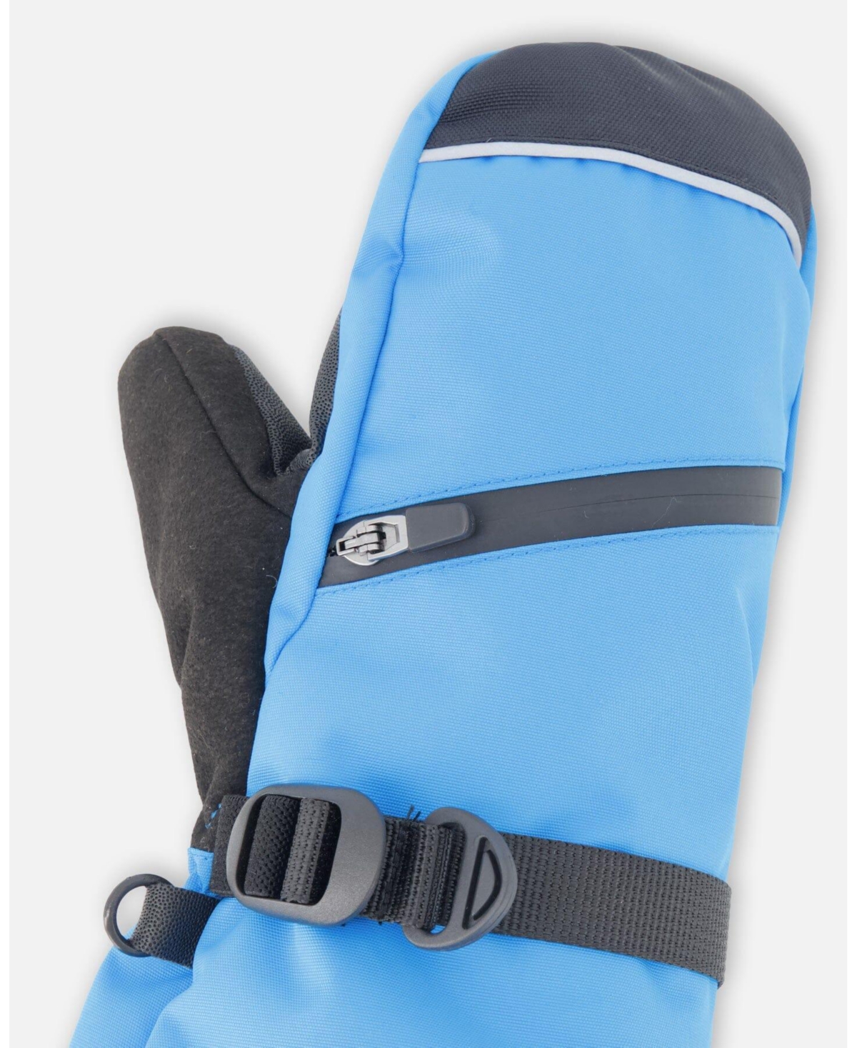 Click here for Deux par Deux Boy Winter Mittens Teknik Blue - Chi... prices