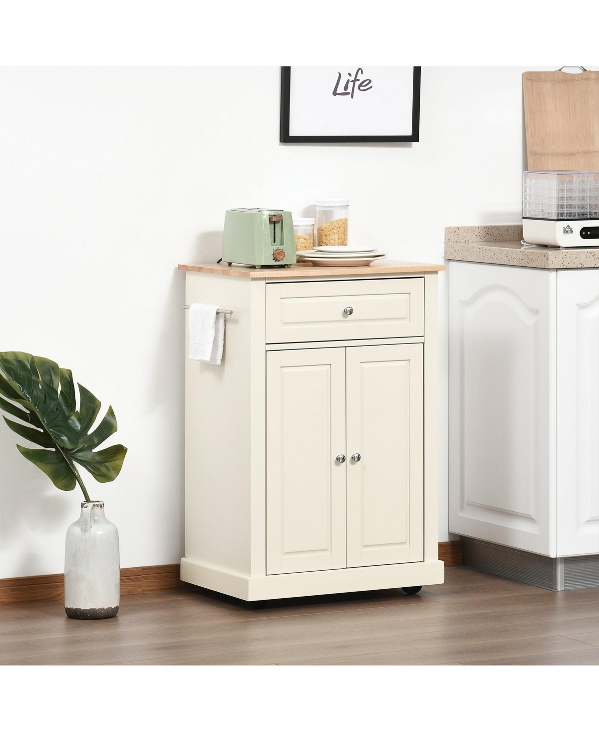Click here for Halifax North America Cream Kitchen Helper: Portab... prices
