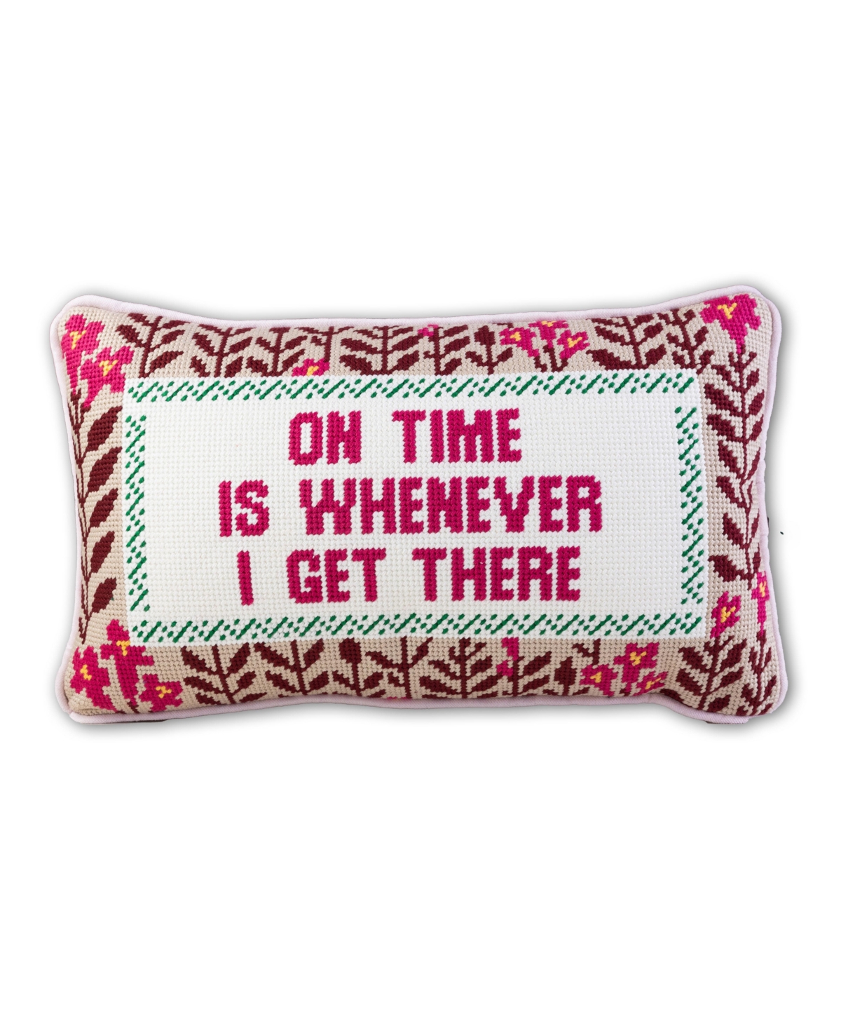 Click here for Furbish Needlepoint Pillow - On time prices