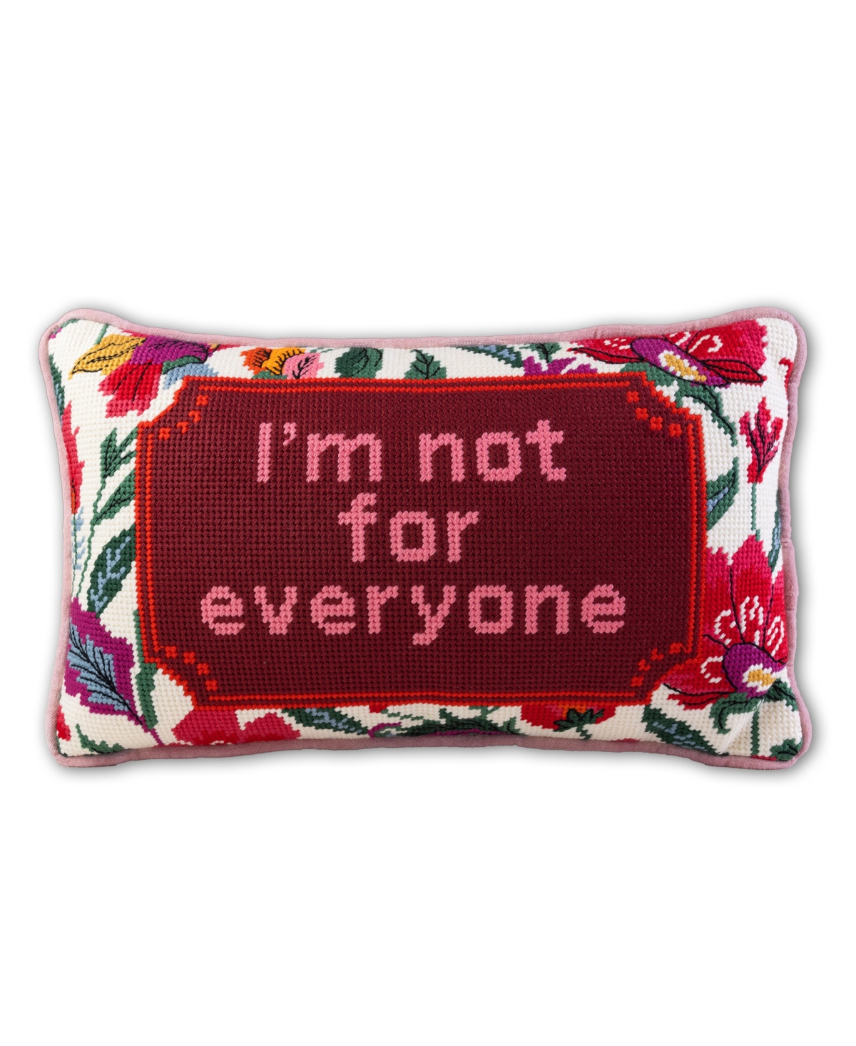 Click here for Furbish Needlepoint Pillow - Not for everyone prices