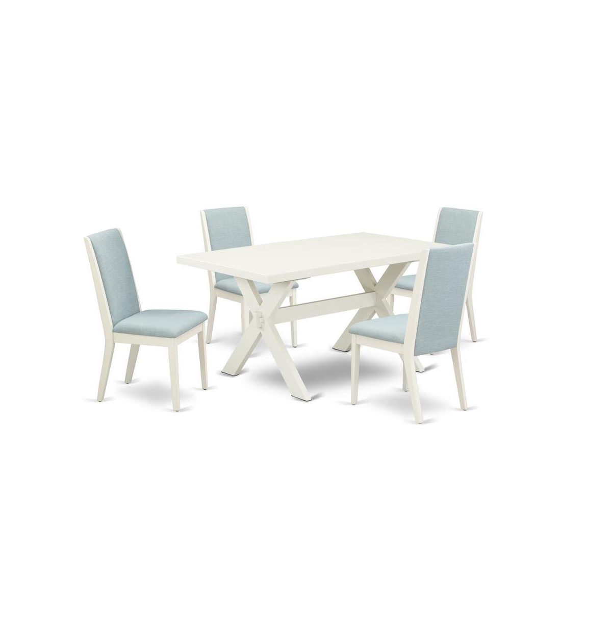 Click here for East West Furniture 5Pc Dining Table set Contains... prices