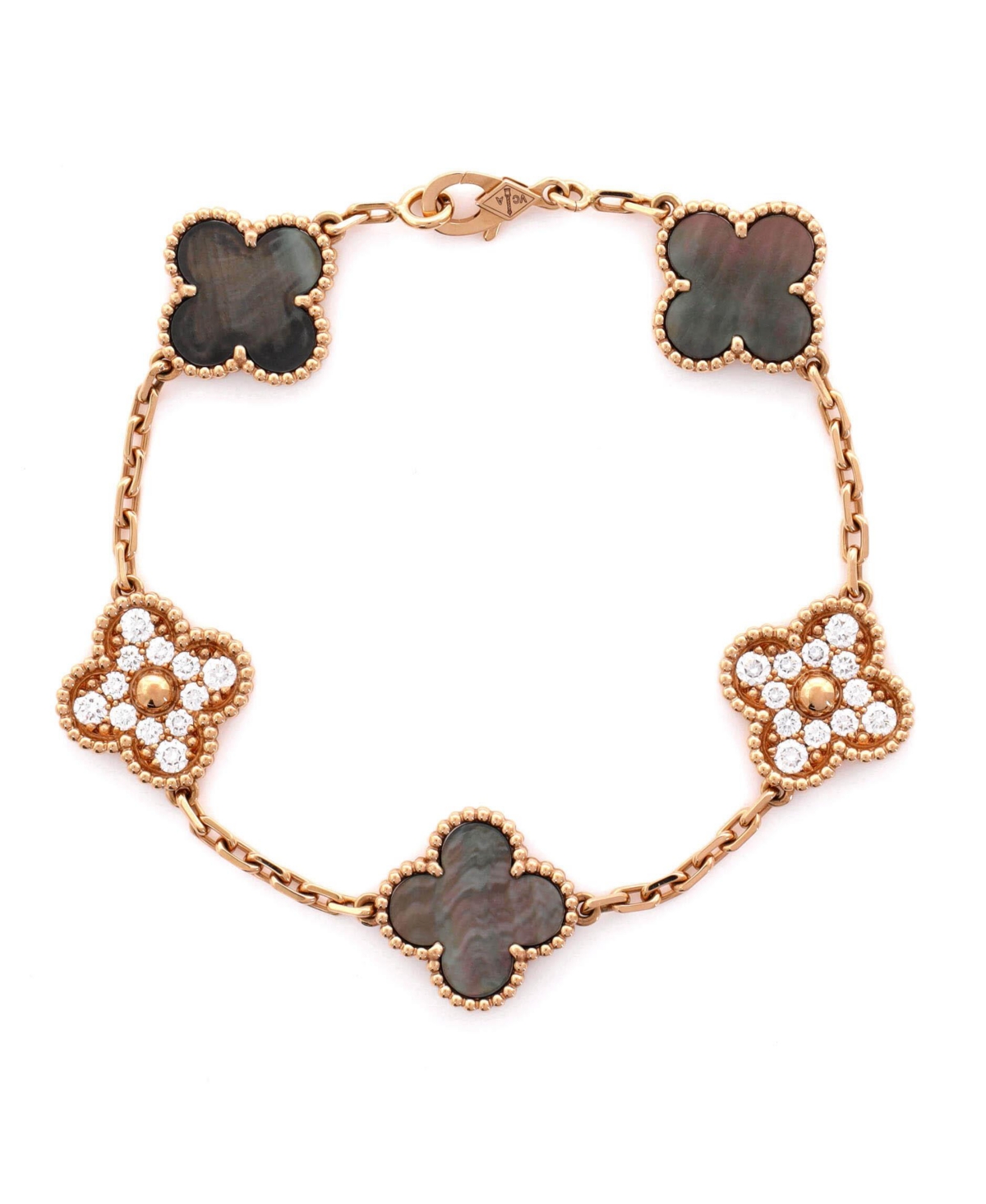 Click here for Pre-Owned Van Cleef & Arpels Vintage Alhambra 5 Mo... prices