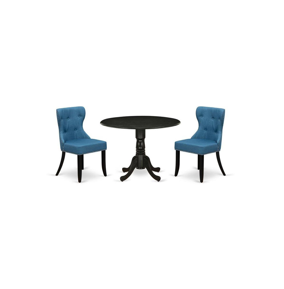Click here for East West Furniture dining table set of 2 excellen... prices