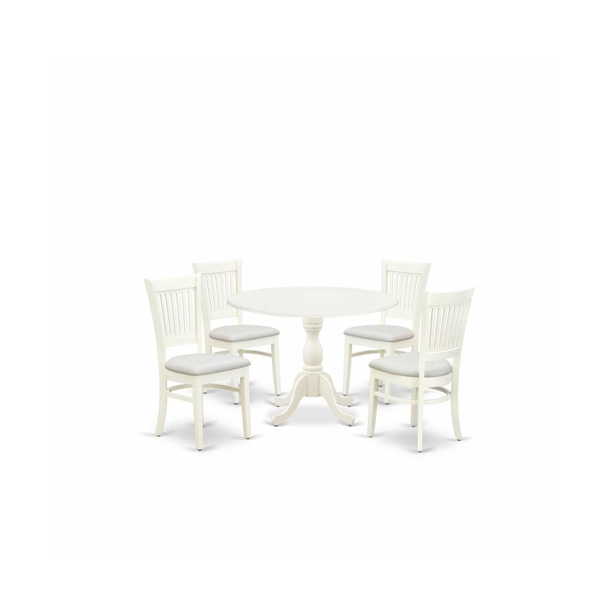 Click here for East West Furniture 5-Piece Dining Room Table Set-... prices