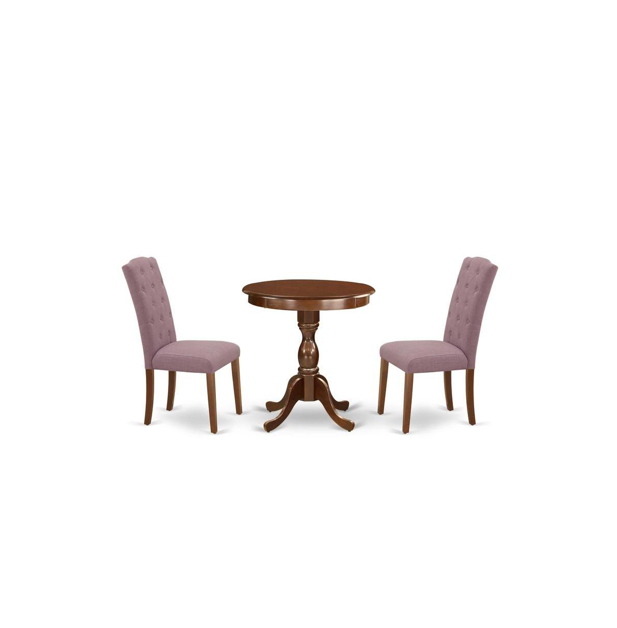 Click here for East West Furniture 3-Pc Dinette Room Set - 2 Kitc... prices