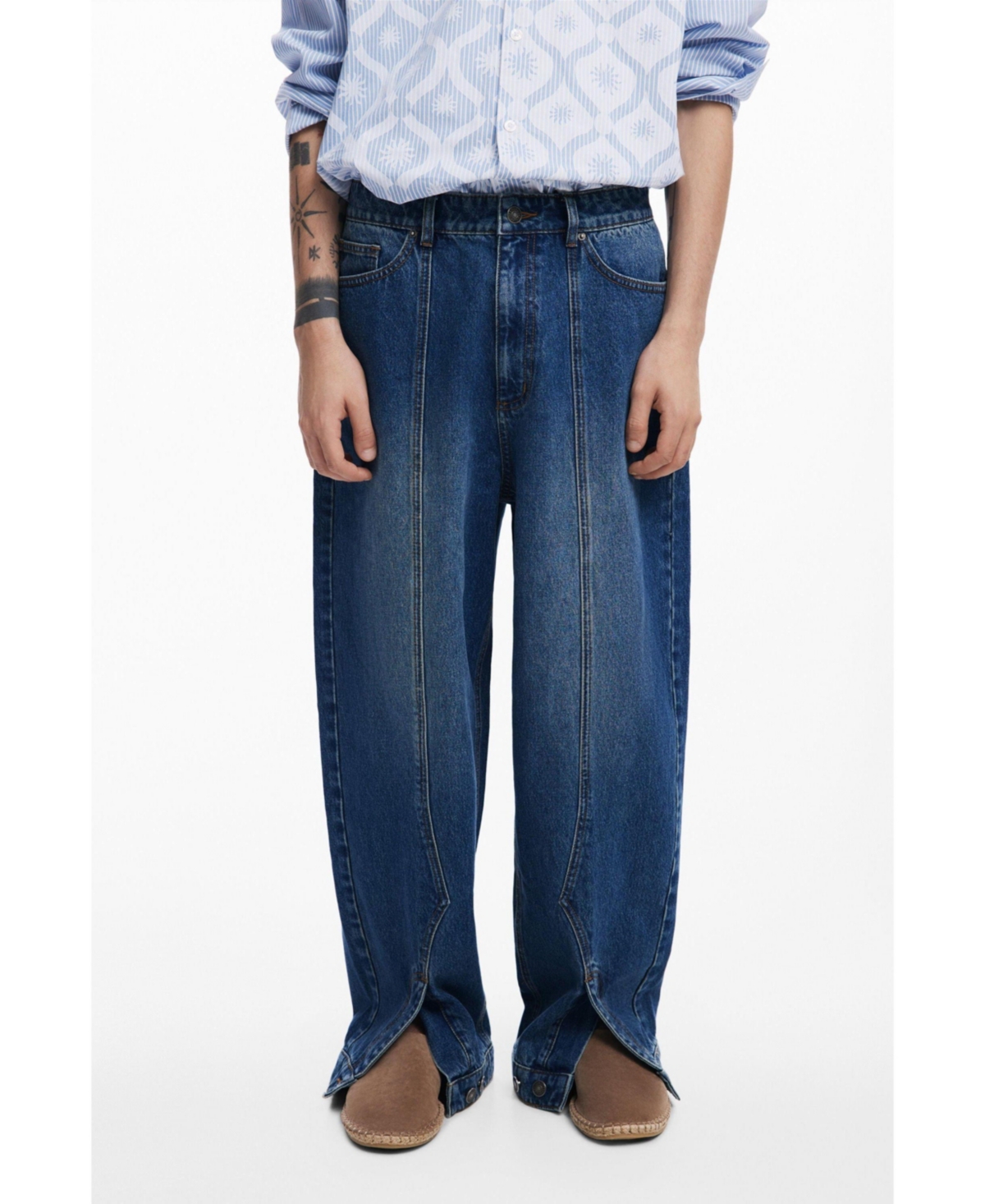 Click here for Desigual Mens Balloon jeans - Medium blue prices